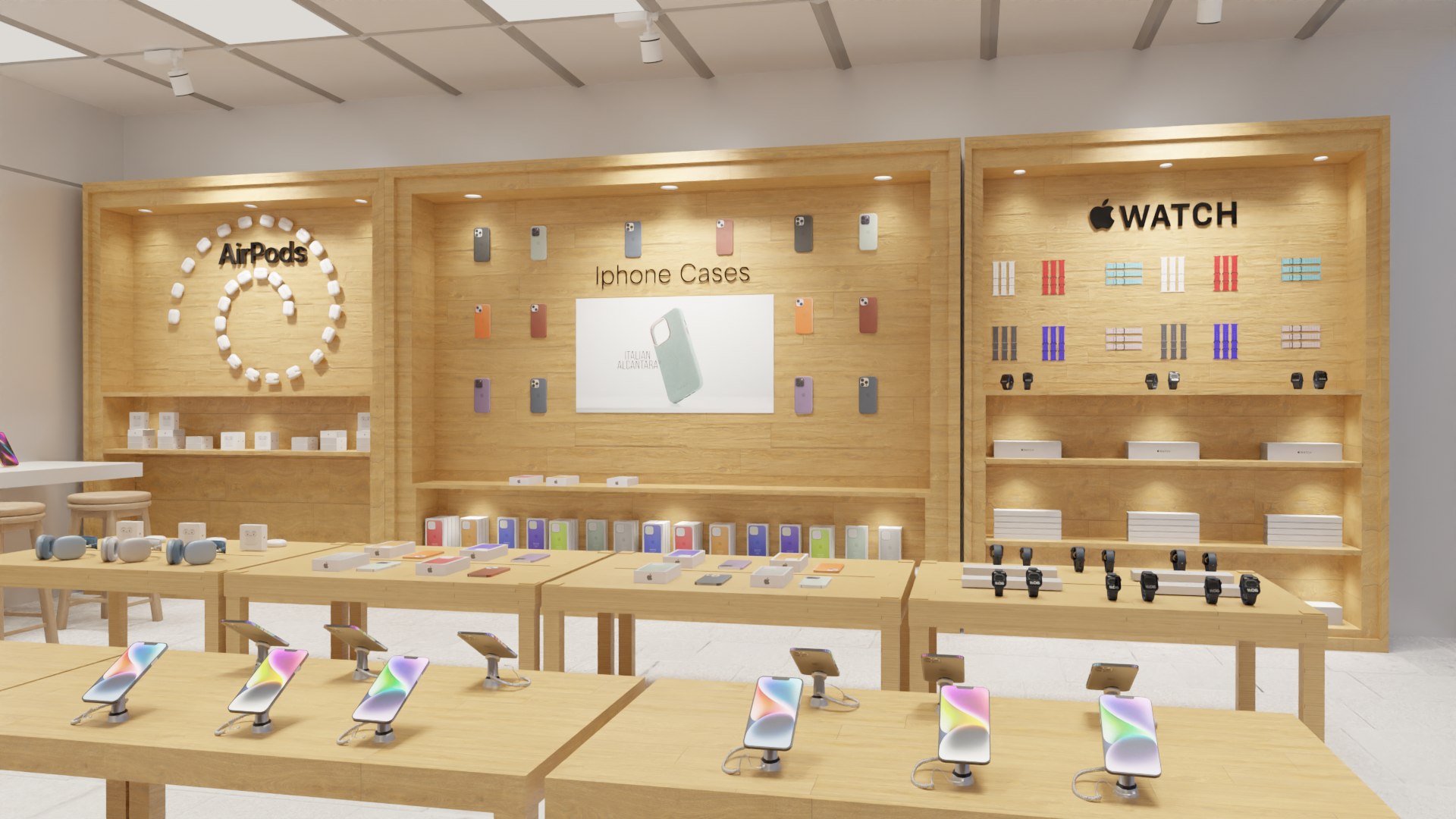 3D Apple Store 3D model model - TurboSquid 2113037