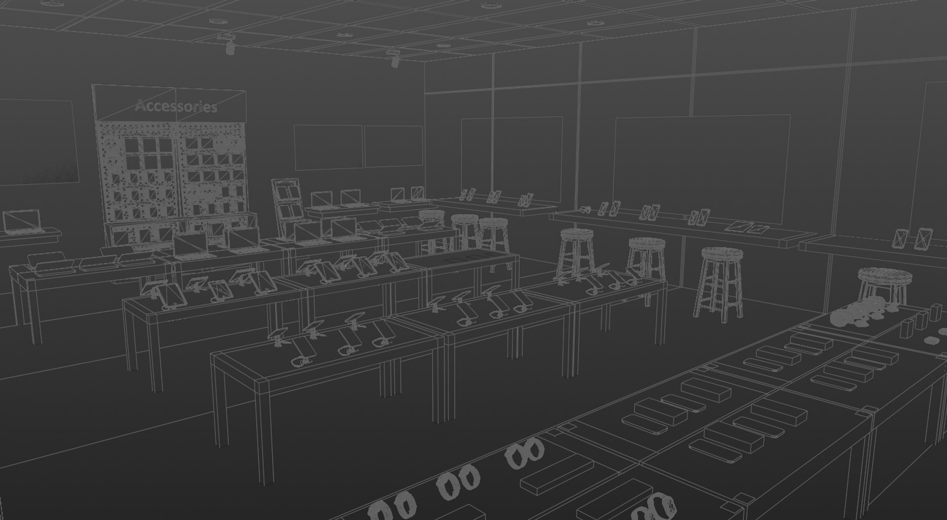 3D Apple Store 3D model model - TurboSquid 2113037