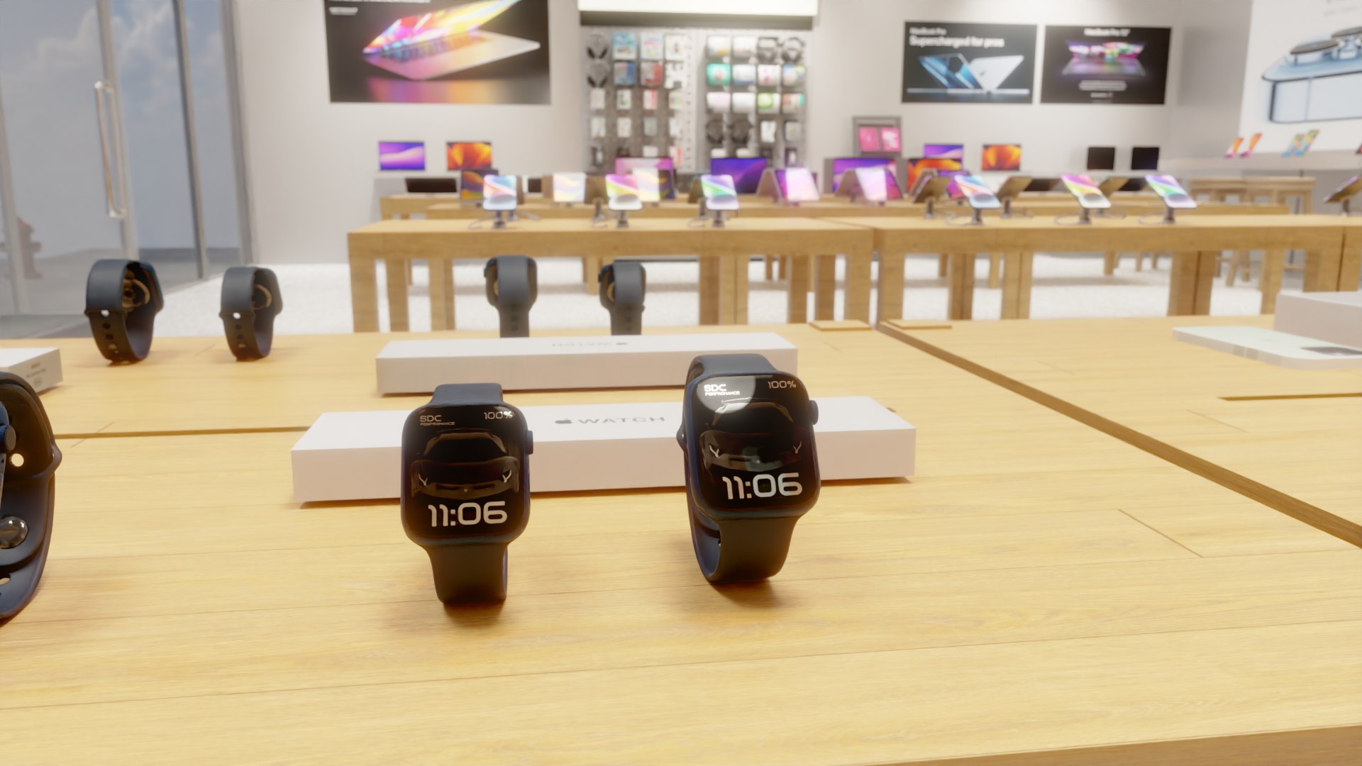 3D Apple Store 3D model model - TurboSquid 2113037