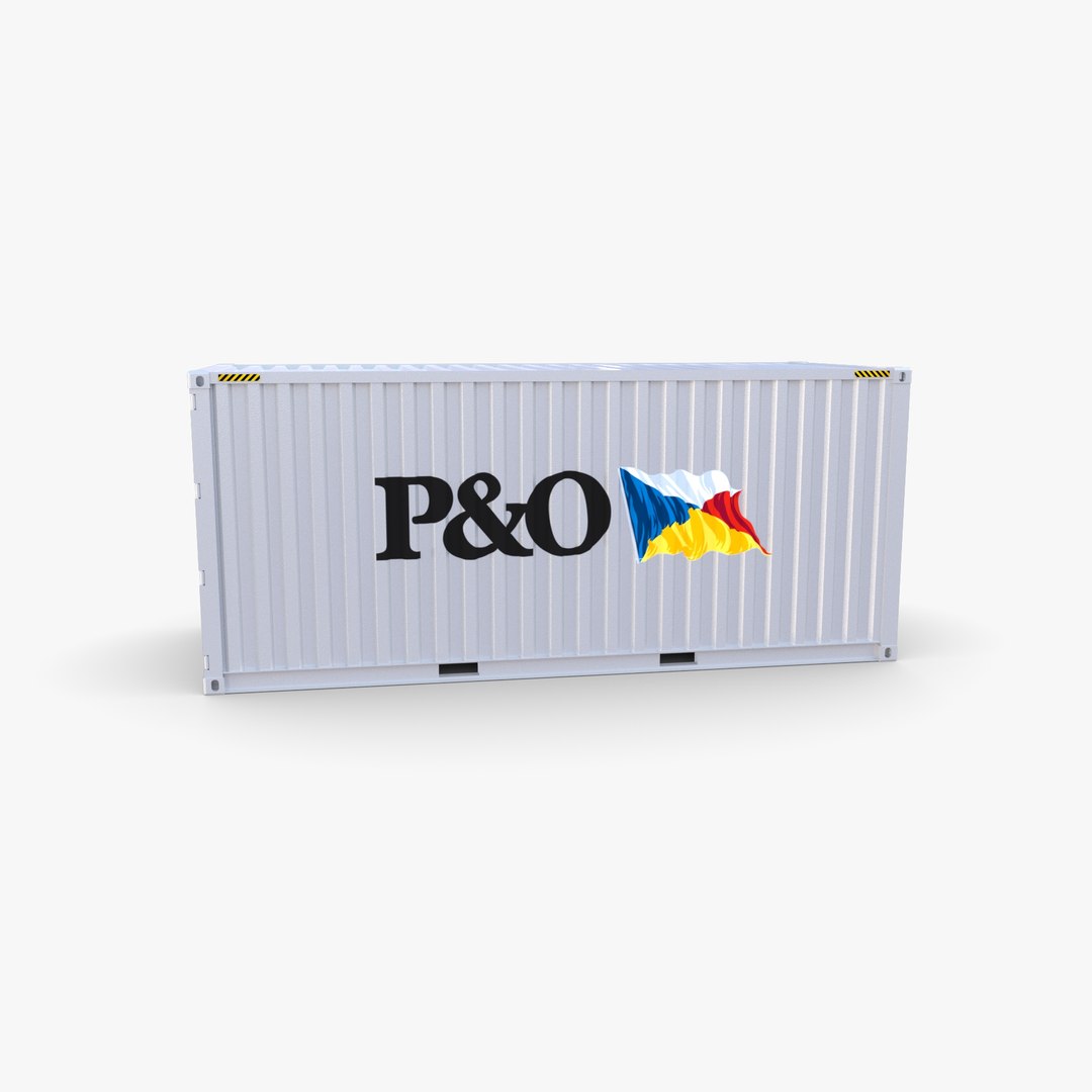 20ft Shipping Container PO V2 3D Model - TurboSquid 1773474