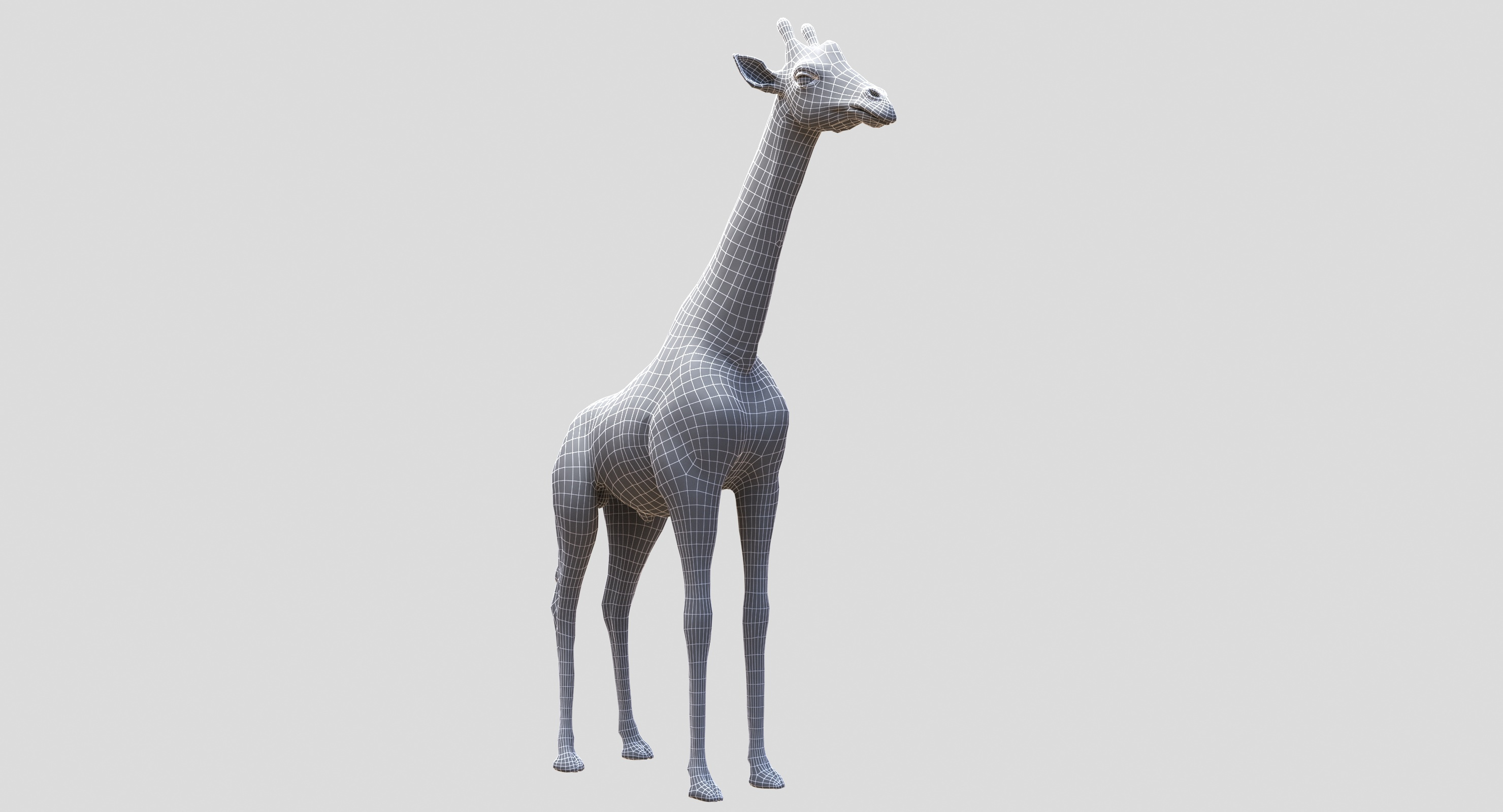 3D model realistic giraffe - TurboSquid 1223680