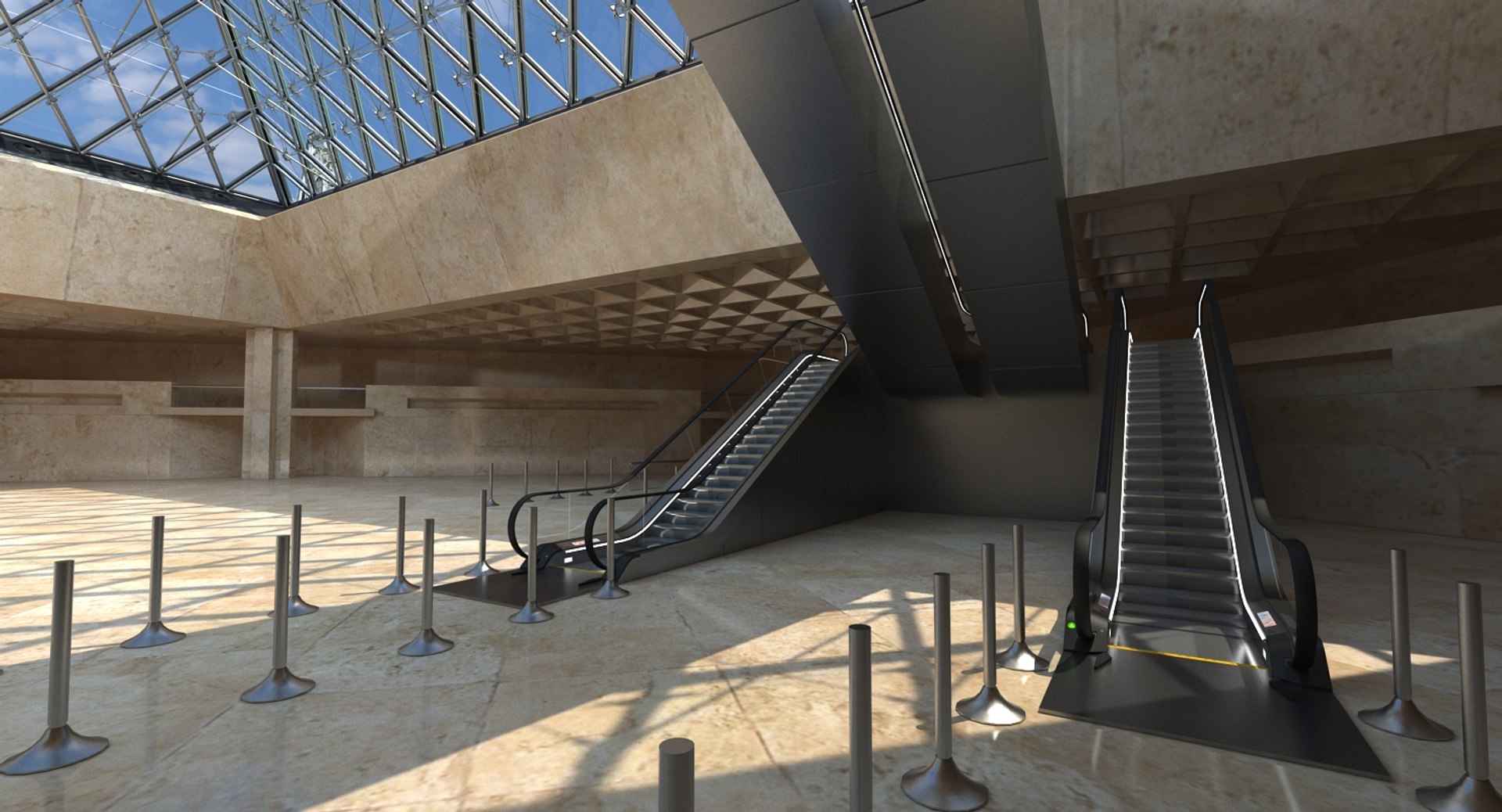 Louvre Build 3D - TurboSquid 1272094