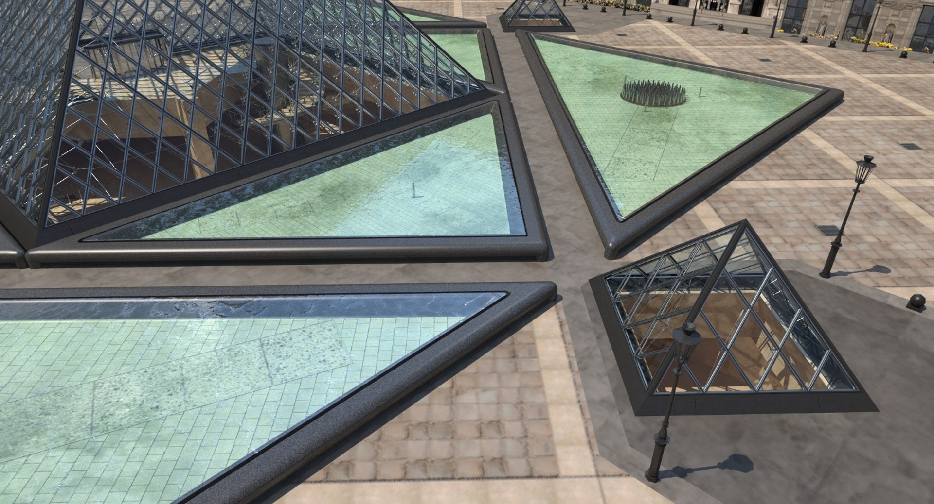 Louvre build 3D - TurboSquid 1272094
