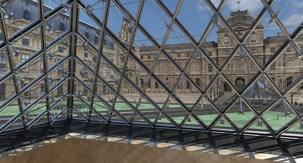 Louvre build 3D - TurboSquid 1272094