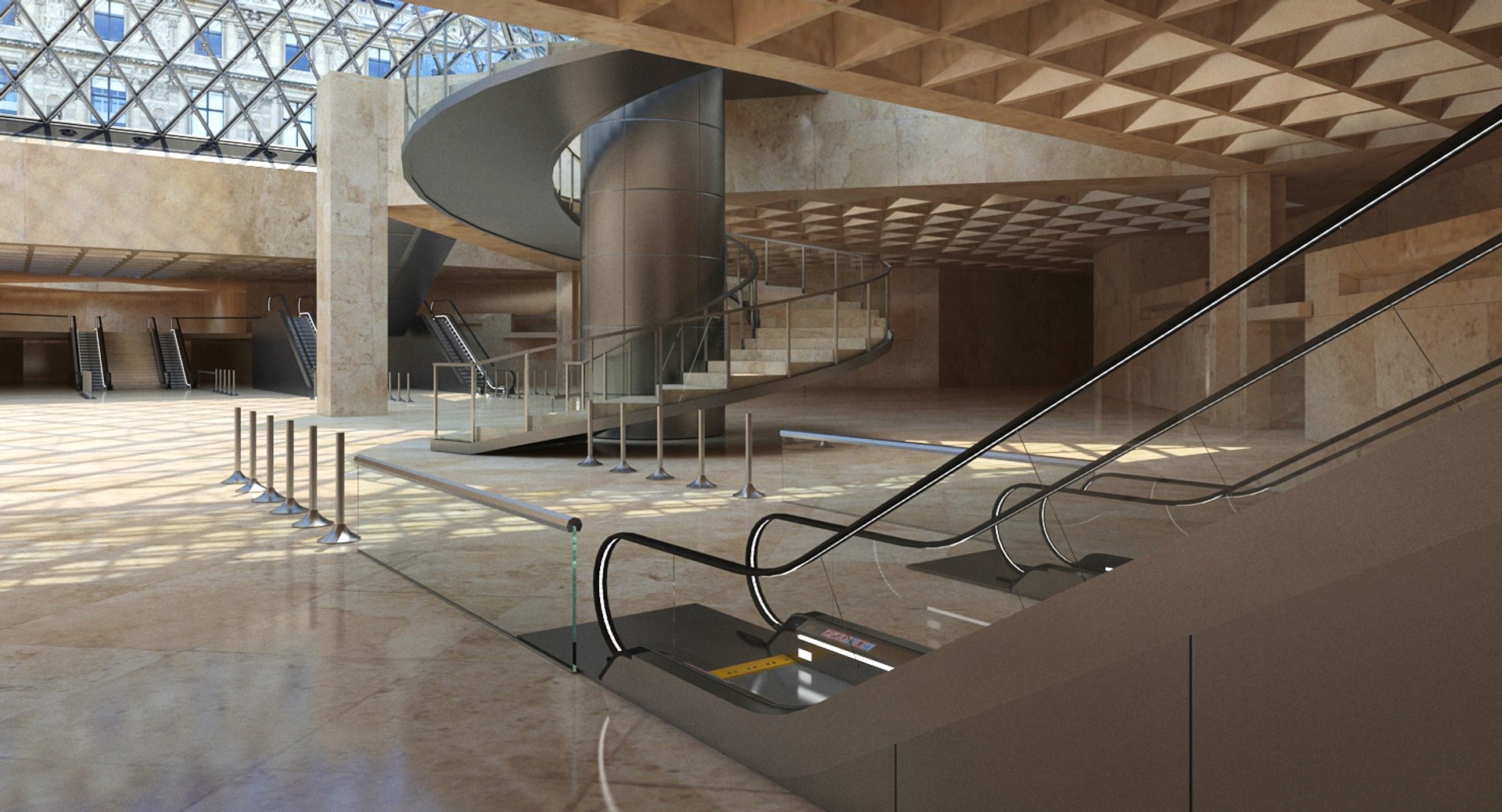 Louvre Build 3D - TurboSquid 1272094