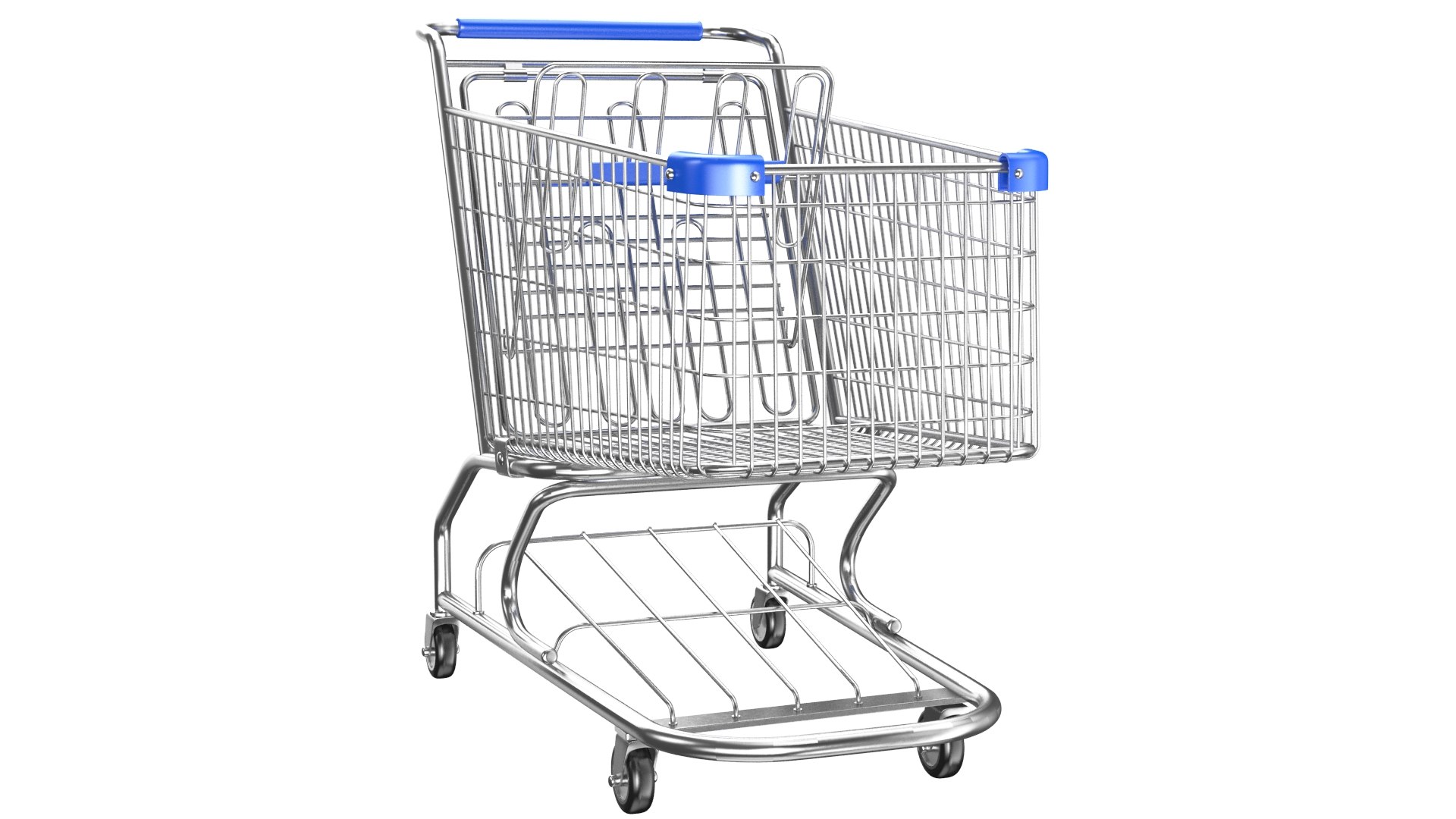 Two Detailed Shopping Carts Model - TurboSquid 2028291