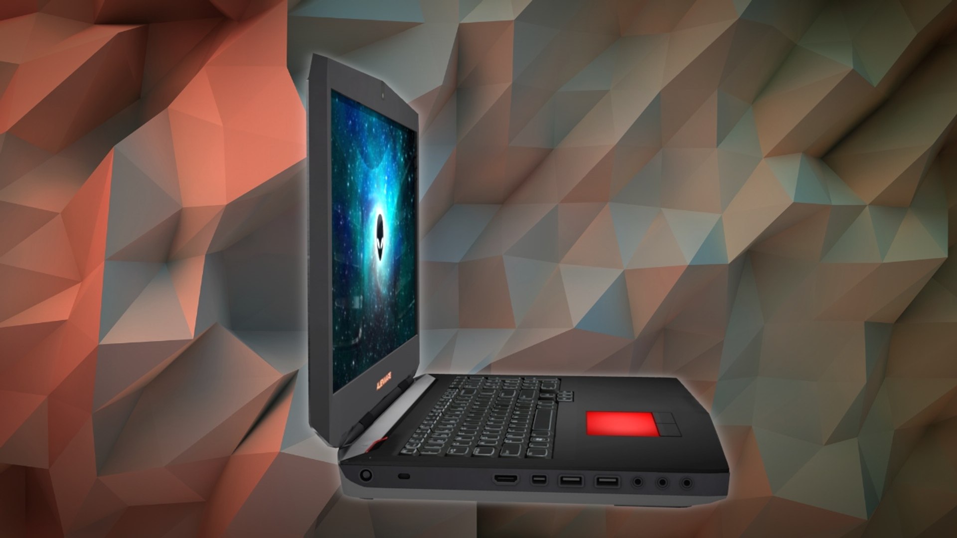 alienware 17 laptop 3d model