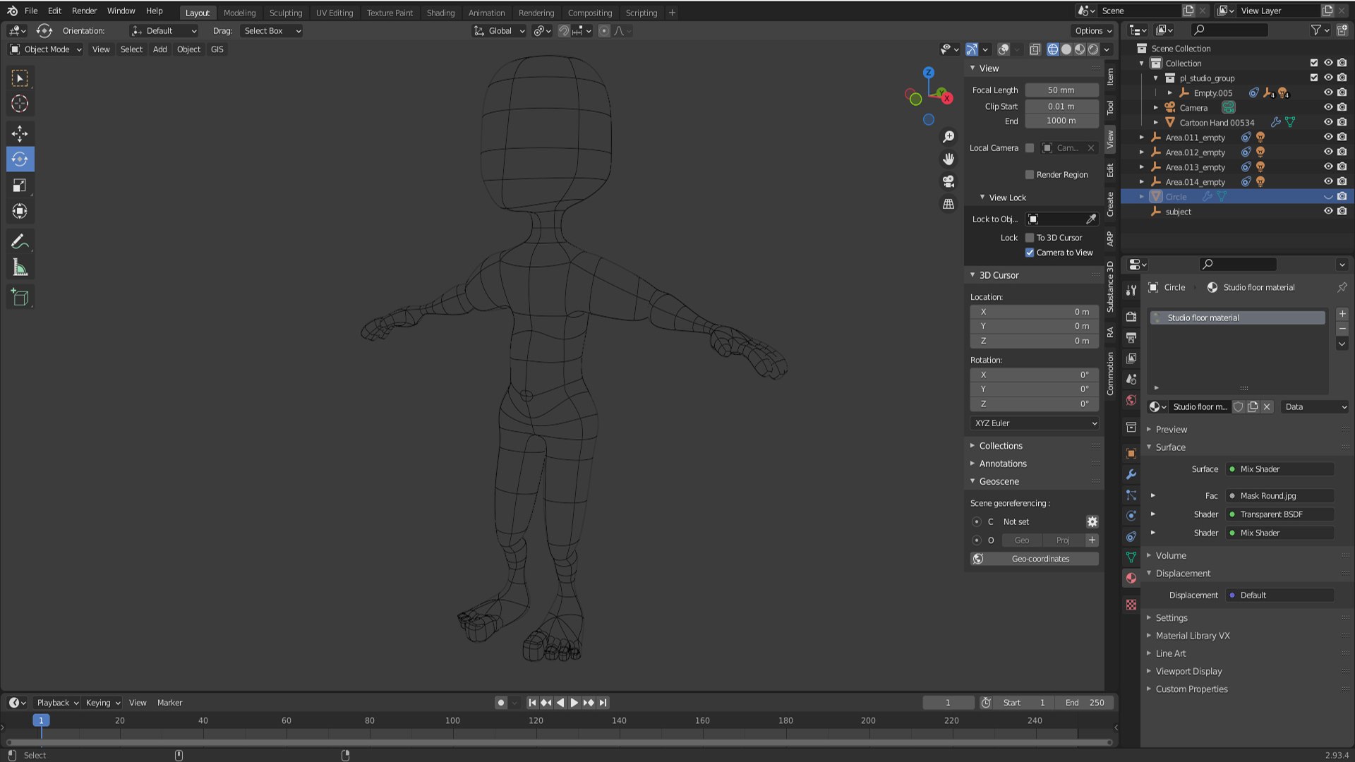 3D Model Cartoon Body - TurboSquid 1804566