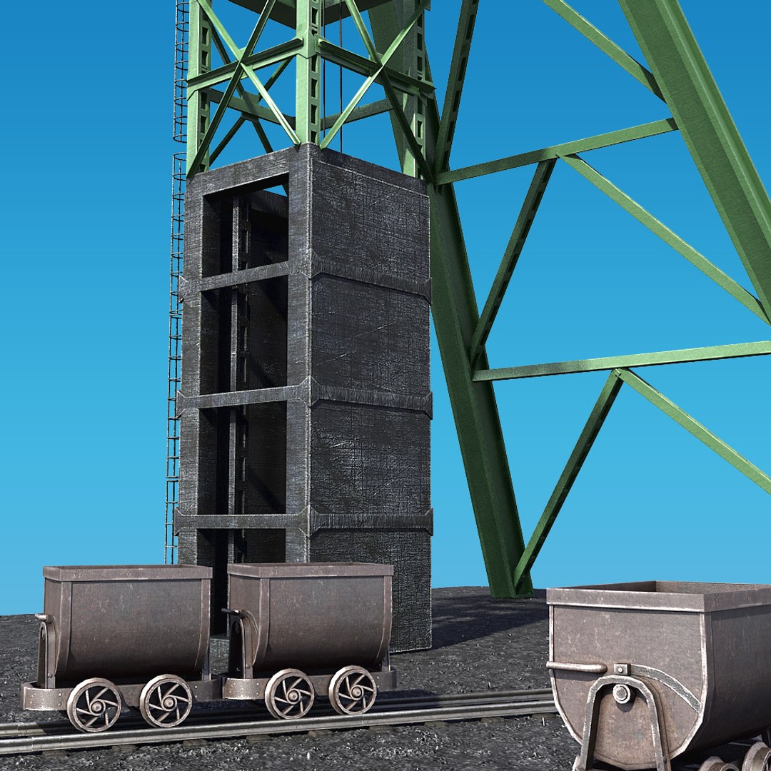 Mining Headframe 3d Model