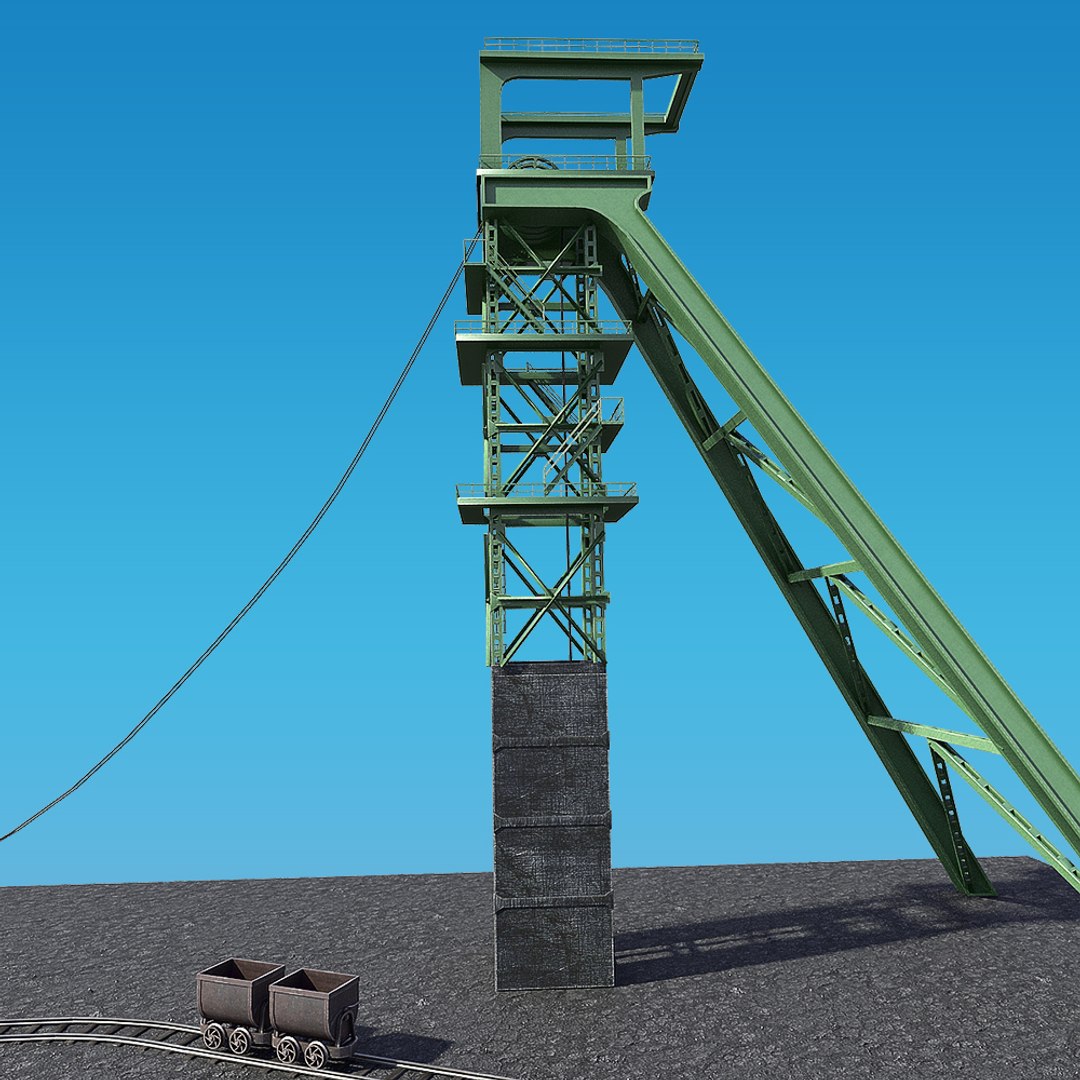 Mining Headframe 3d Model