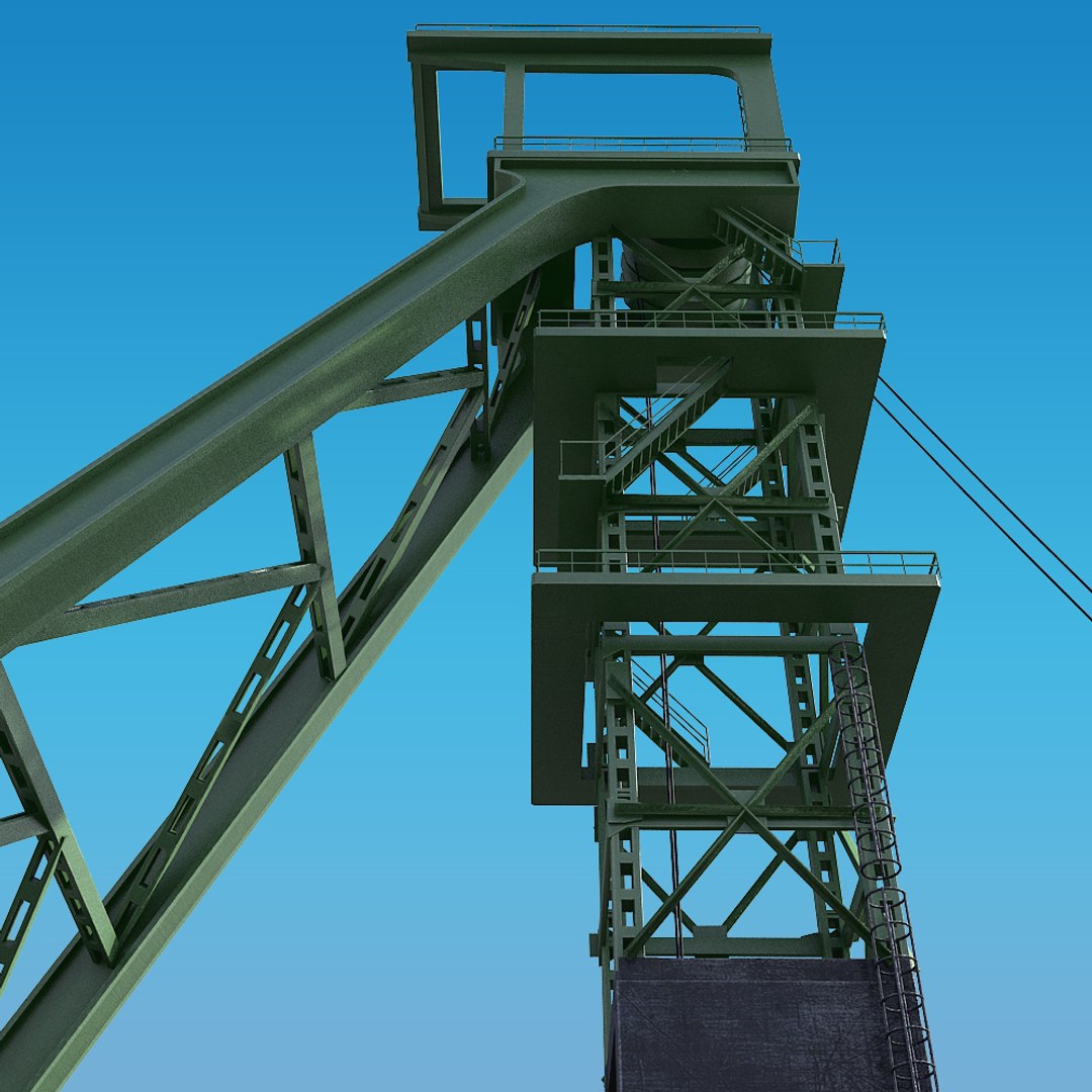 Mining Headframe 3d Model