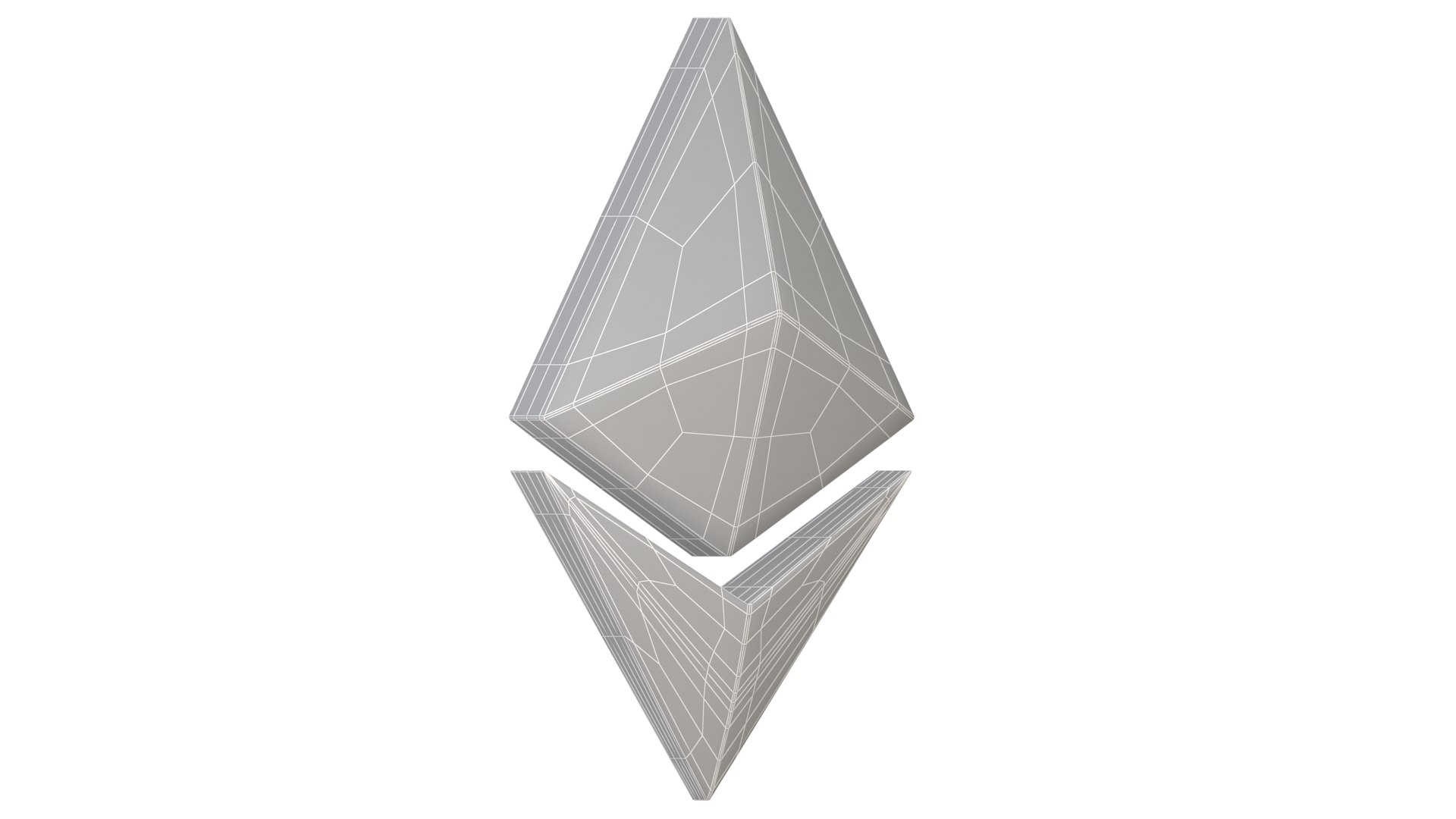 Ethereum Logo Gold 3D Model - TurboSquid 1894739