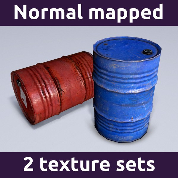 Blue Oil Drum Texture