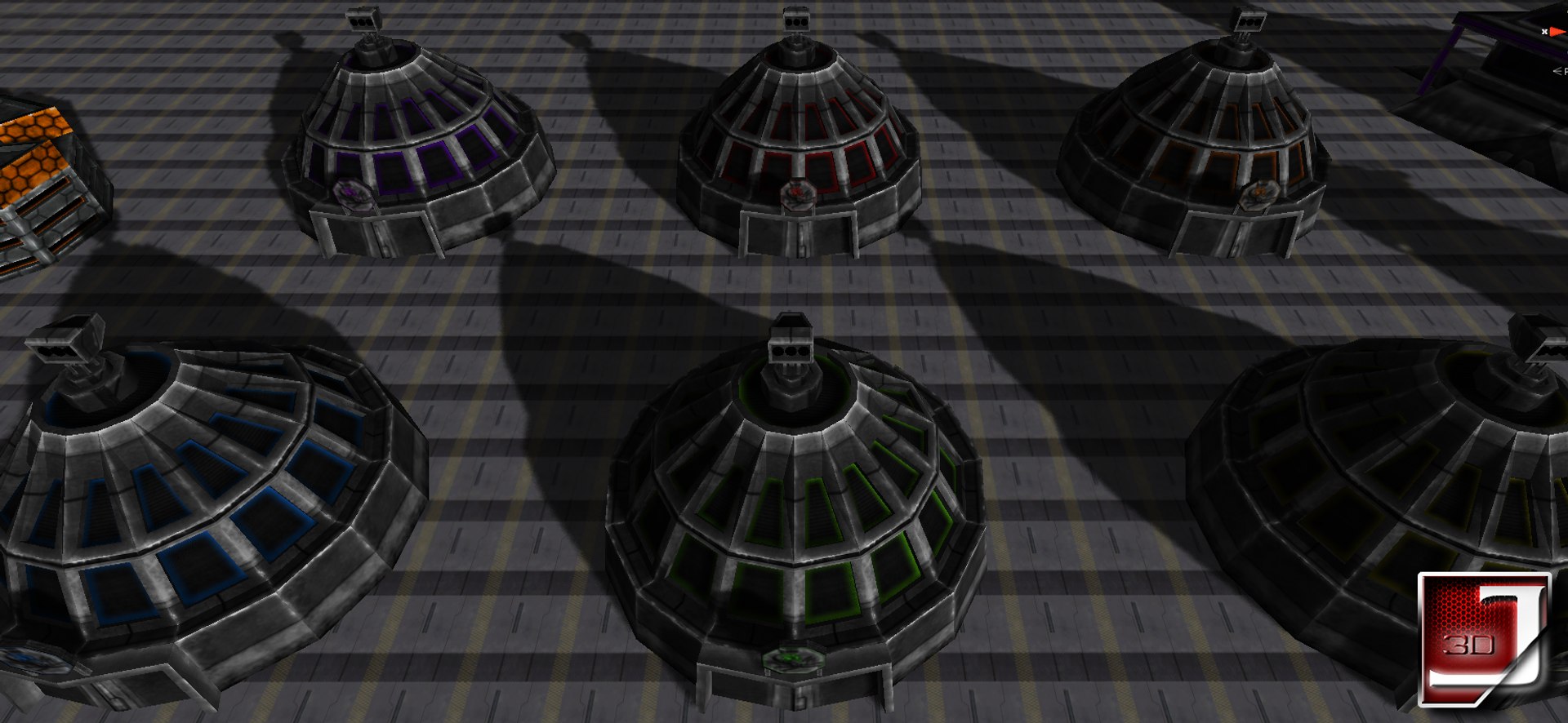 3d Model Bug Assault Buildings