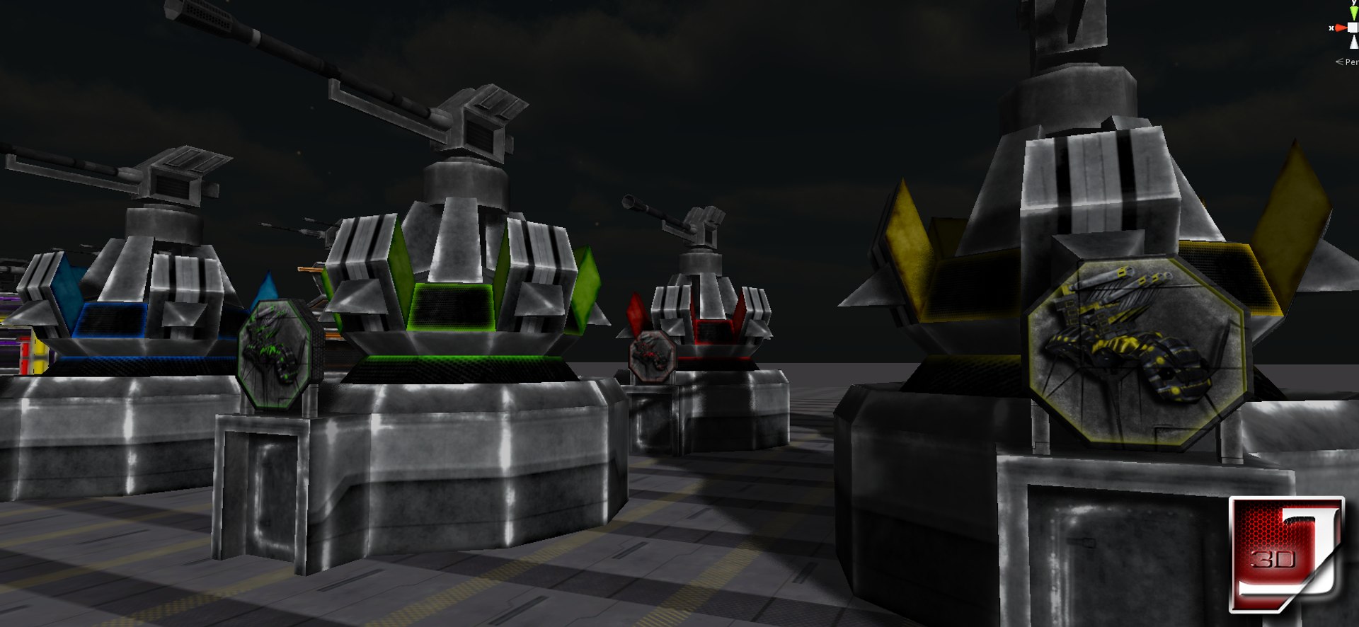 3d model bug assault buildings