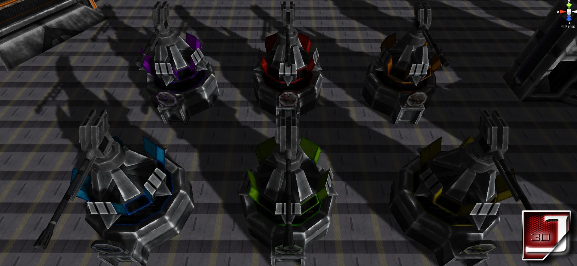 3d Model Bug Assault Buildings