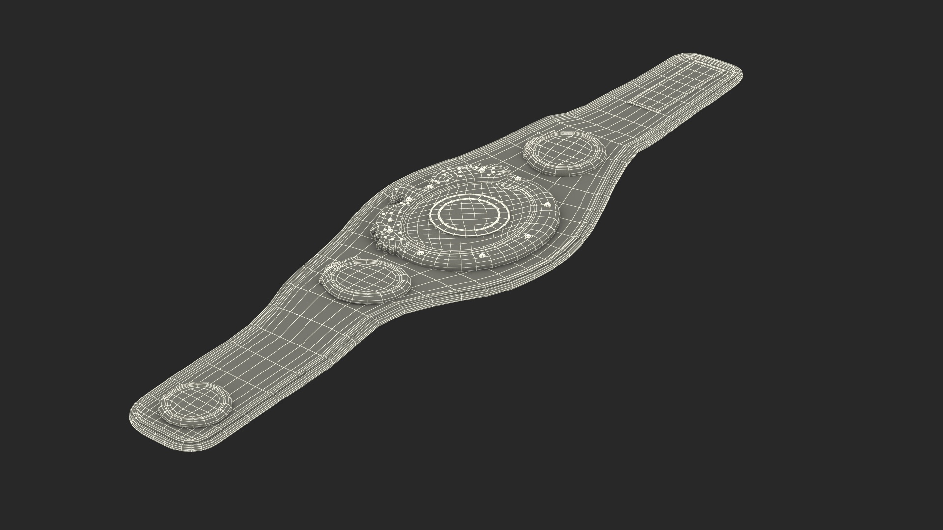 3D Boxing WBO Title Belt - TurboSquid 2135239