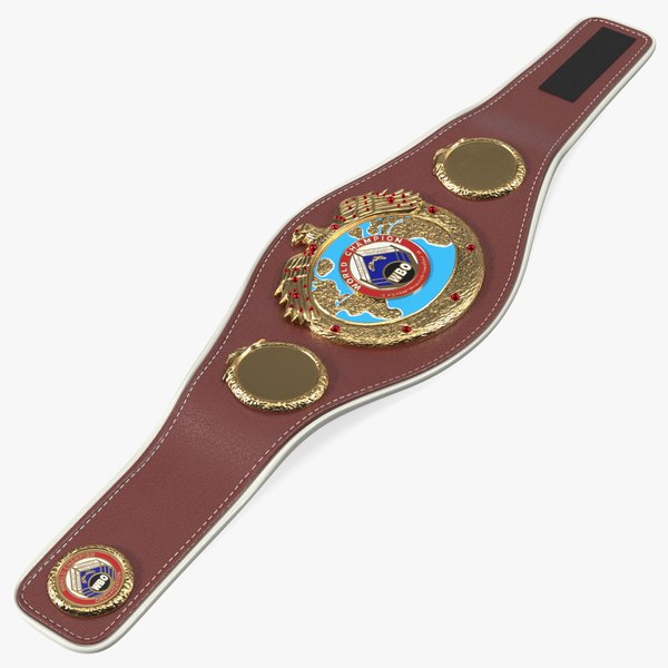 modelo 3d Cinturón de título de la OMB de boxeo - TurboSquid 2135239