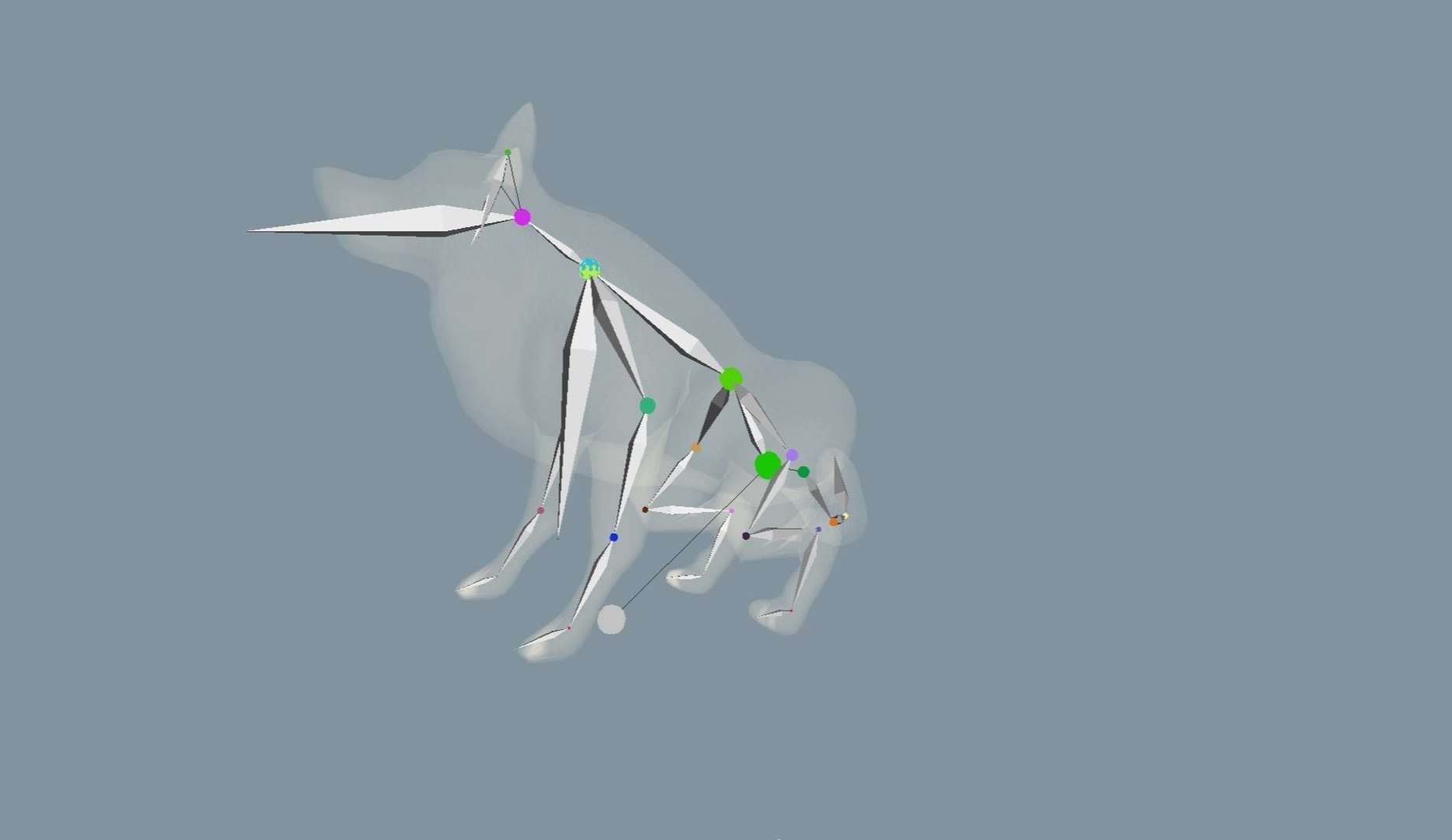 3D Wolf Low-poly - TurboSquid 1598534