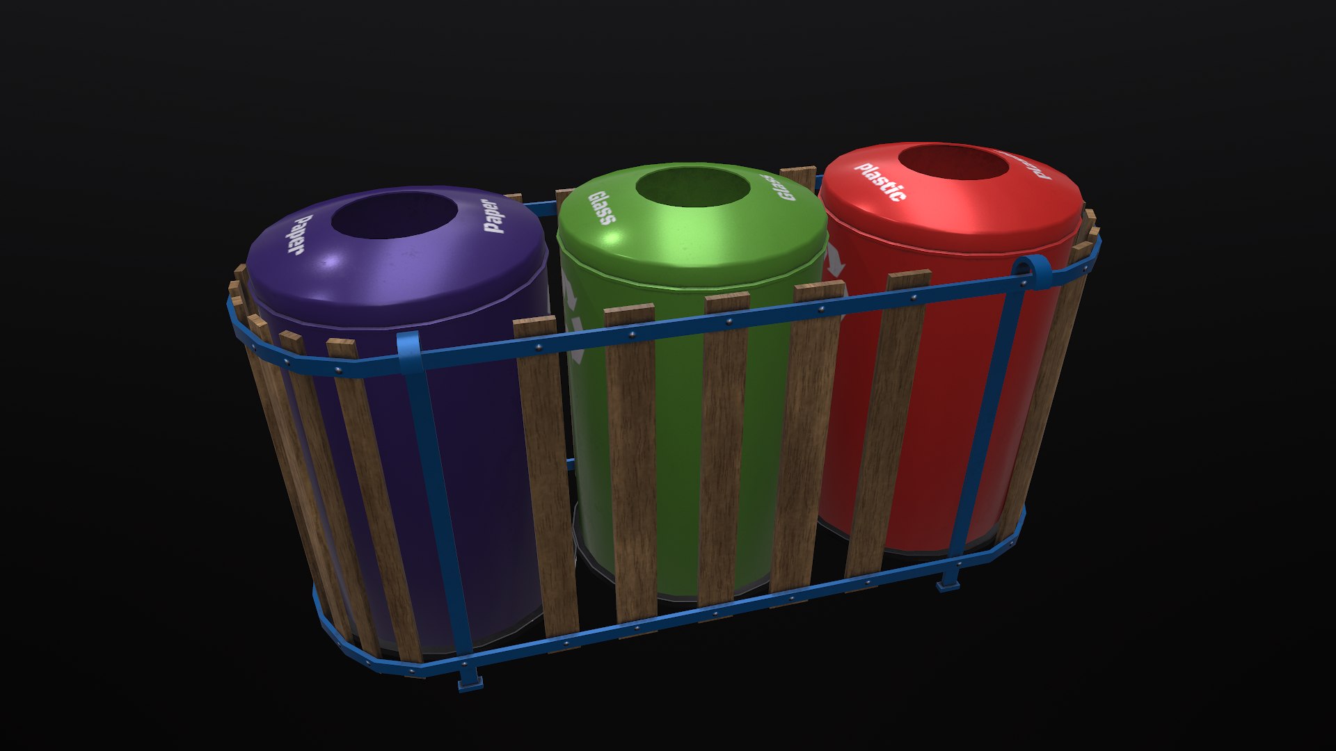 Recycle Bins 3D Model - TurboSquid 1748839
