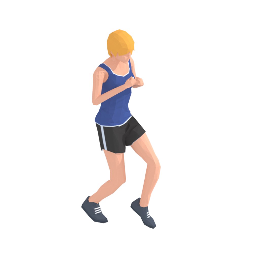 3D animations exercise woman - TurboSquid 1706025