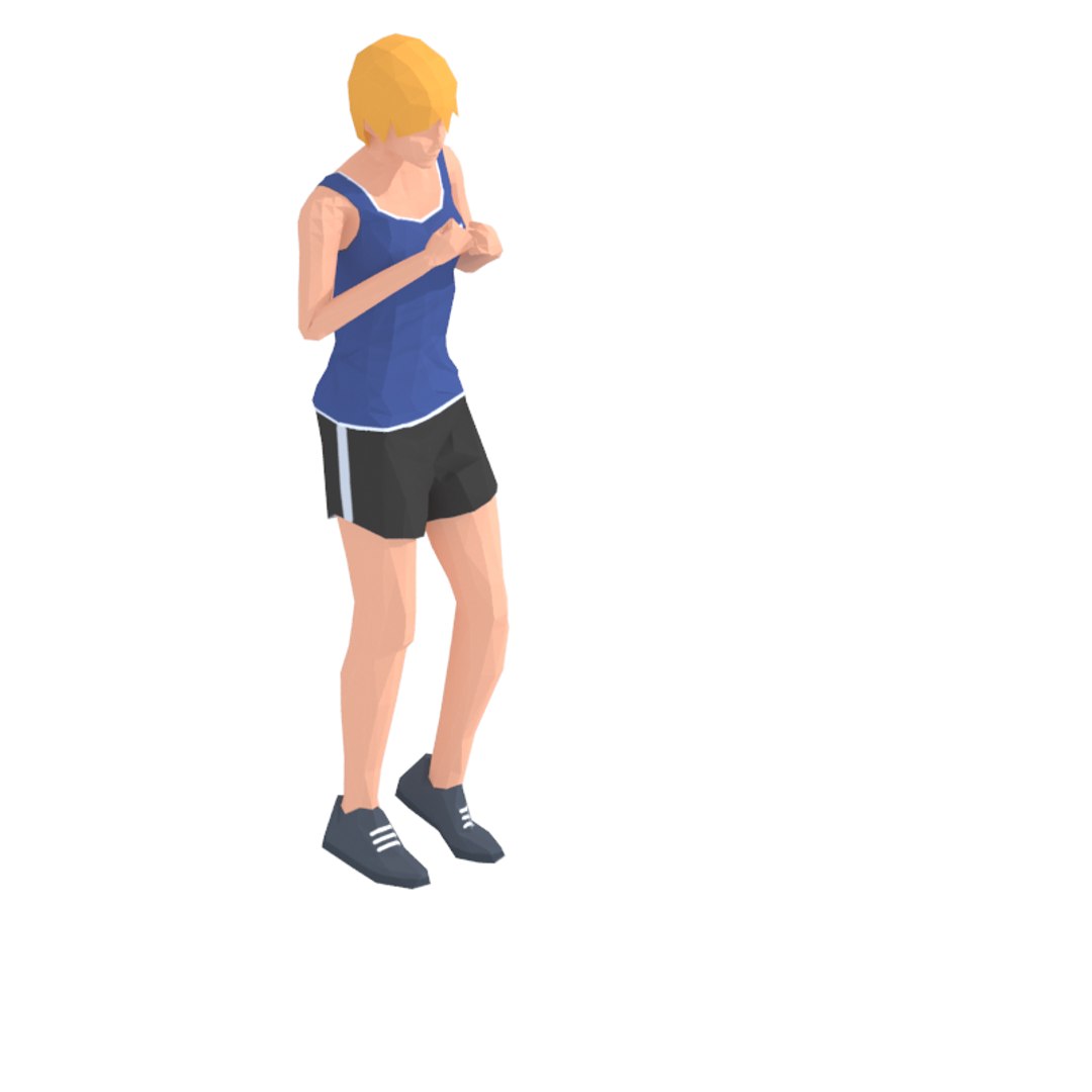 3D animations exercise woman - TurboSquid 1706025
