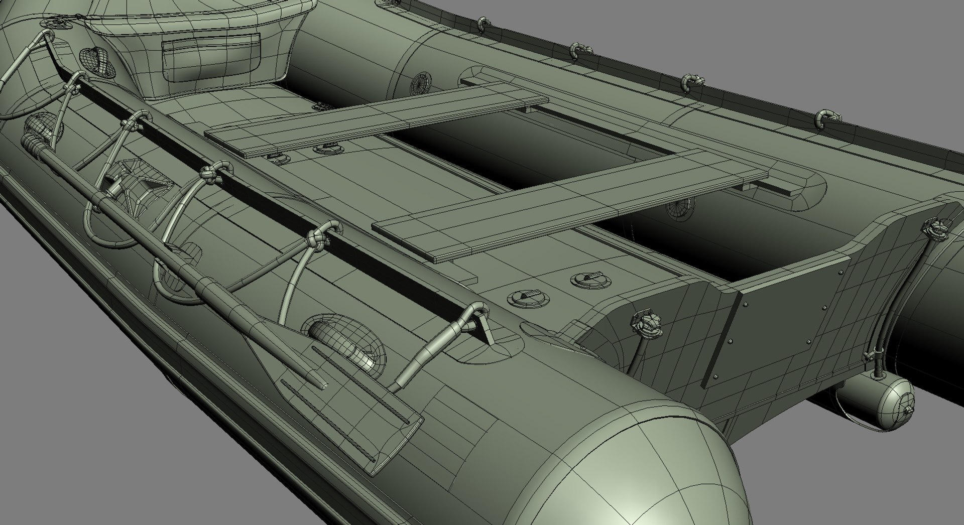 3d Inflatable Boat Zodiac Mark-2
