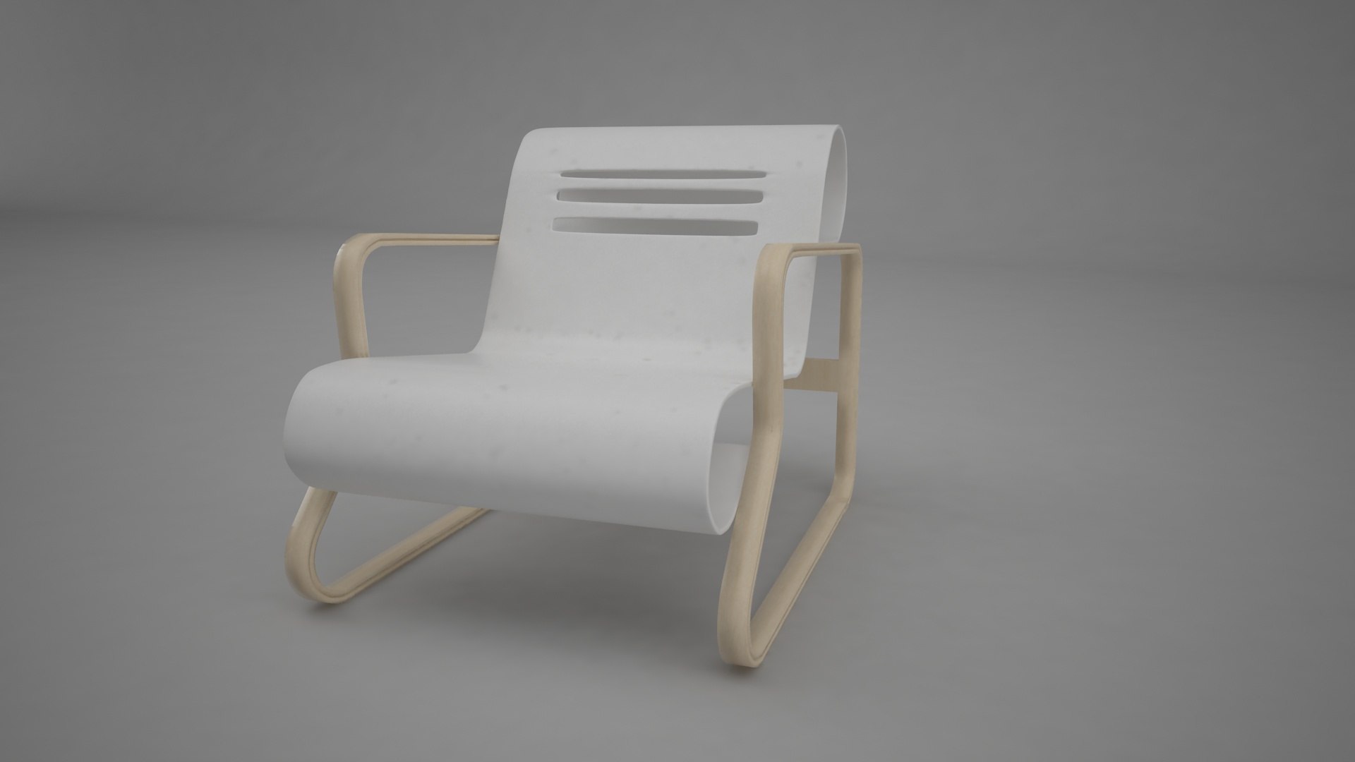 Bauhaus Chair Paimio 3d Model