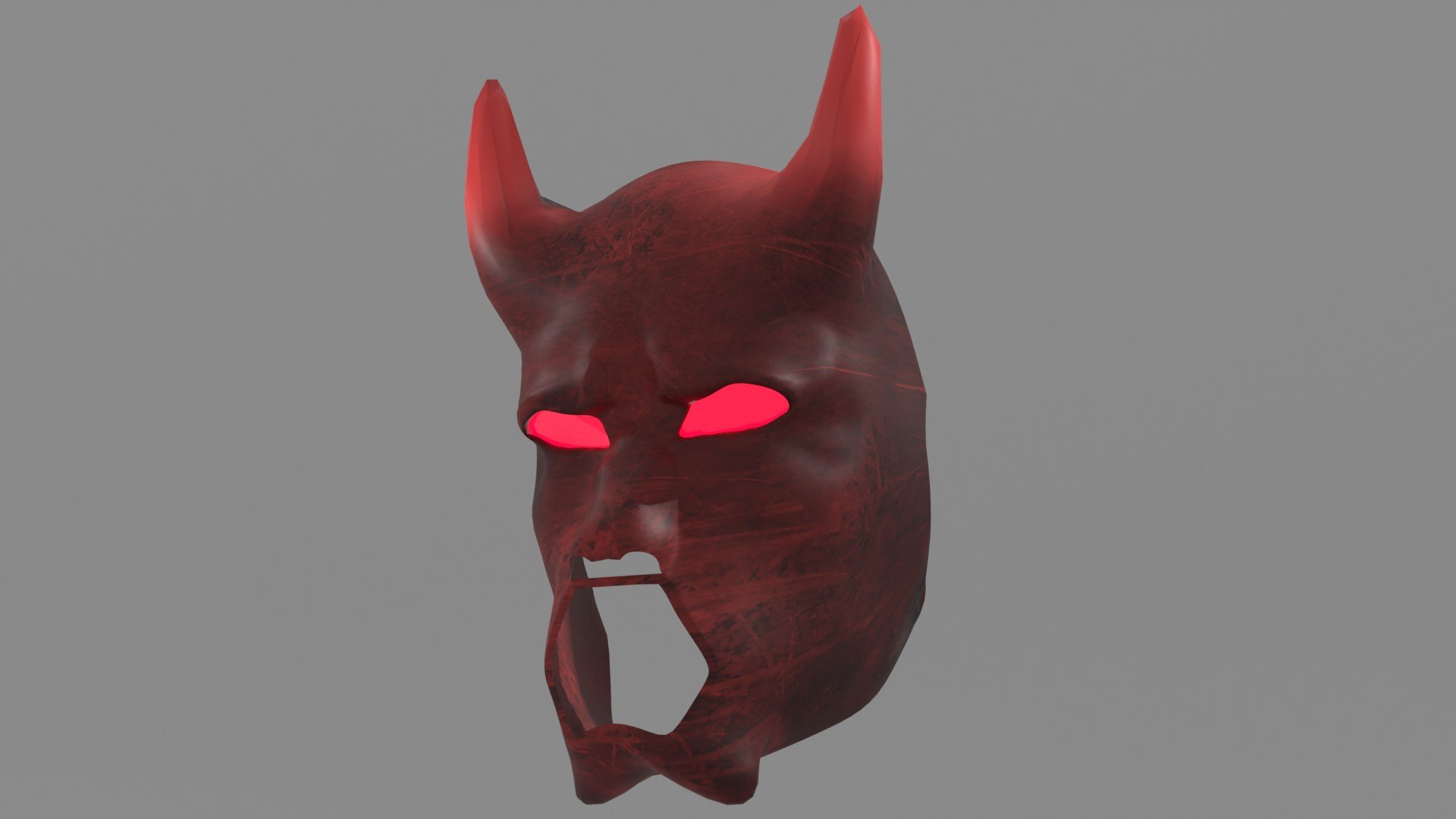 3D Japanese Demon Robotic Mask - TurboSquid 1950617