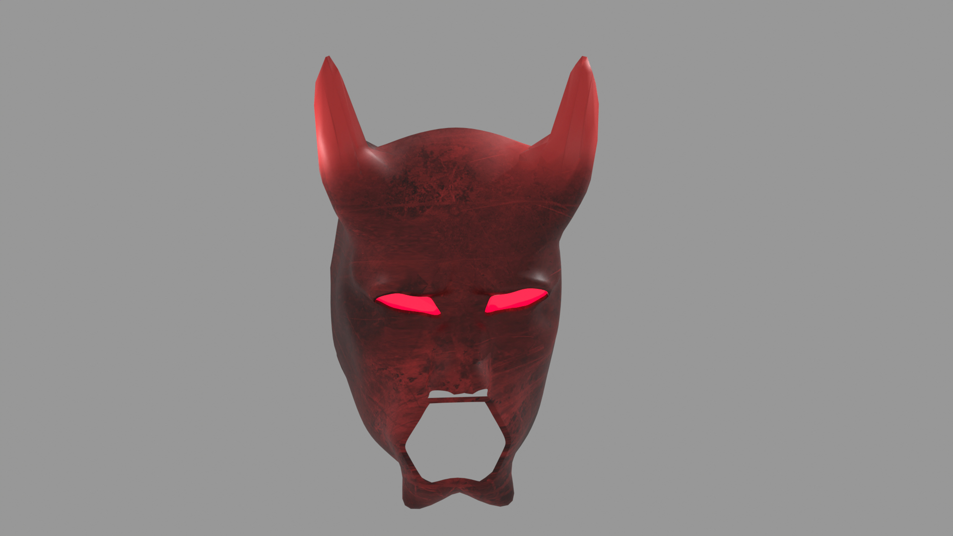 3D Japanese Demon Robotic Mask - TurboSquid 1950617