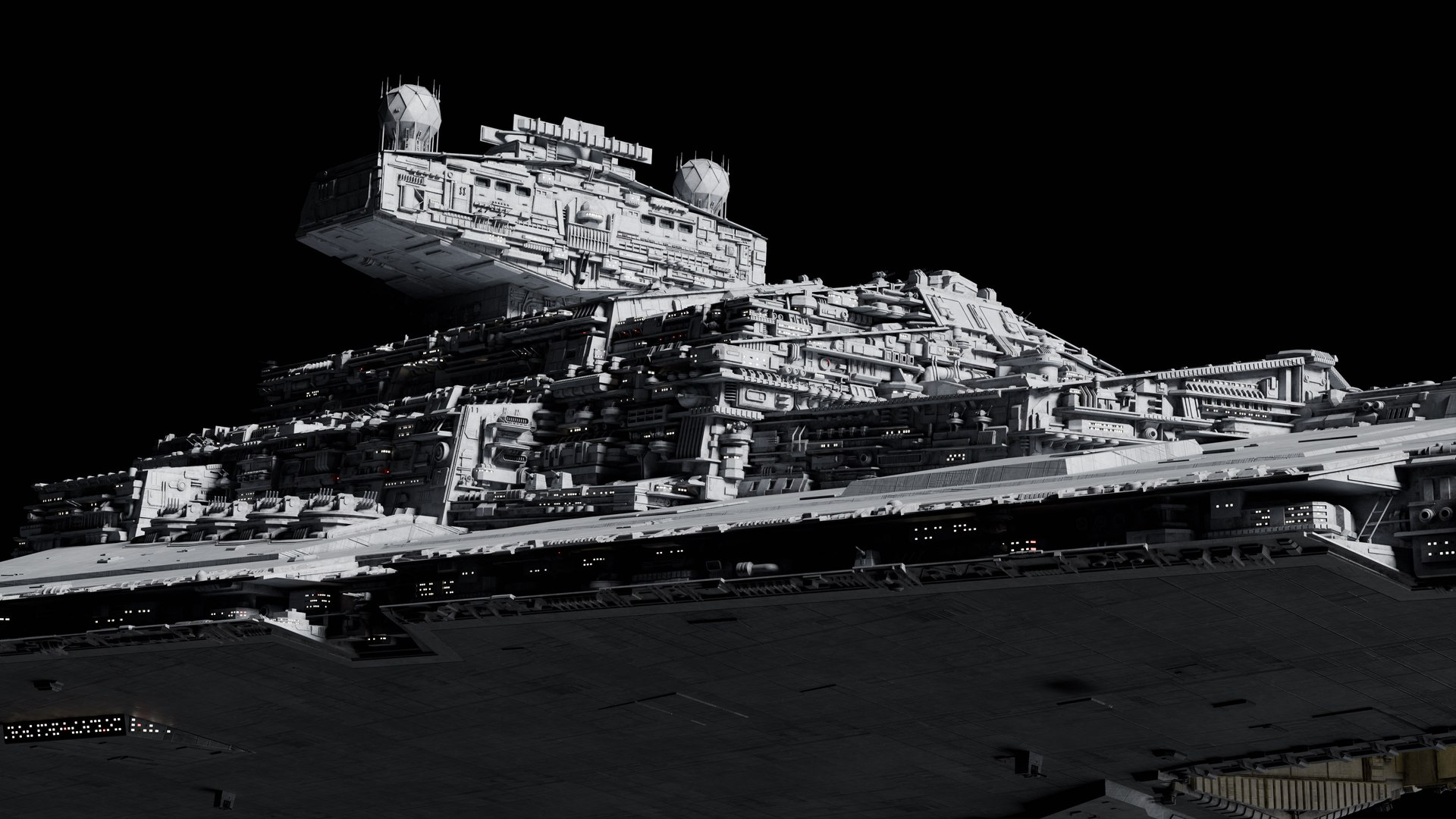 3D Imperial II-Class Star Destroyer Model - TurboSquid 2219245