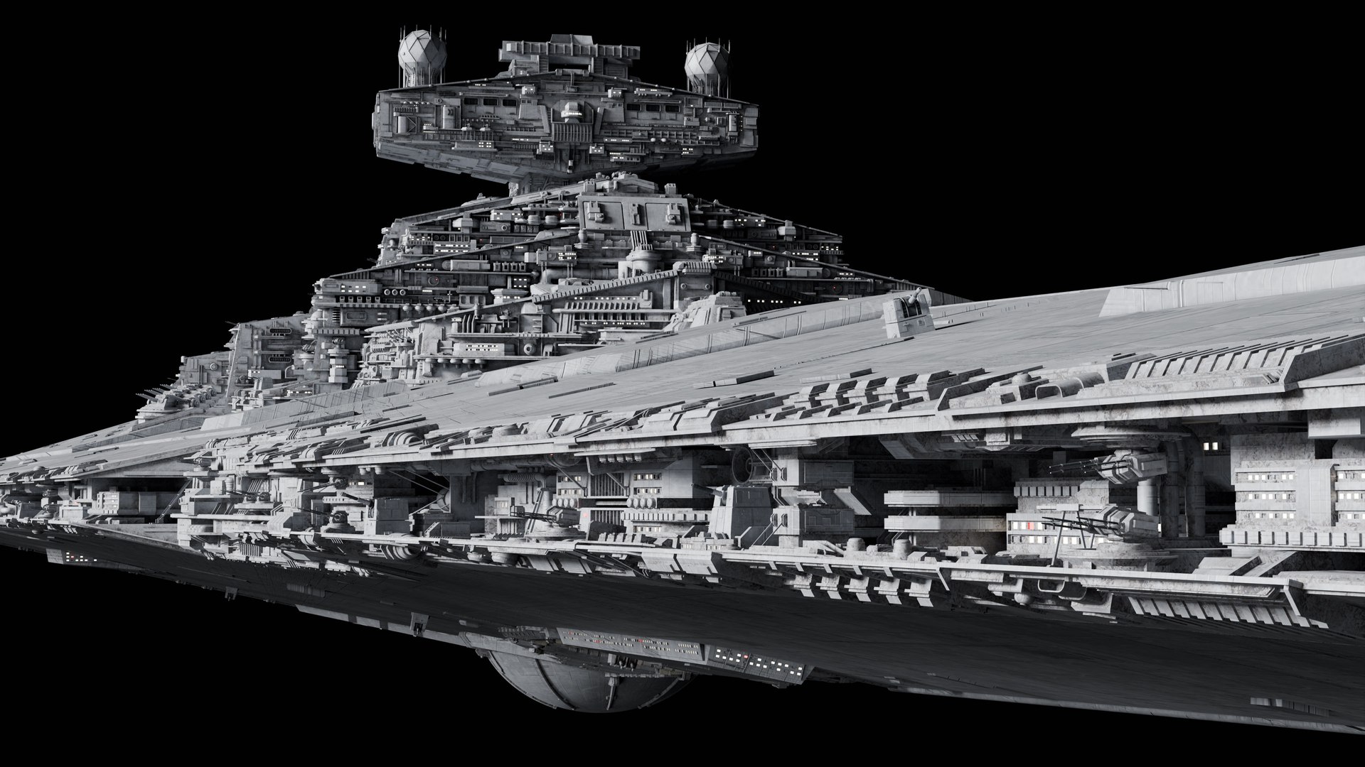 3D Imperial II-Class Star Destroyer Model - TurboSquid 2219245