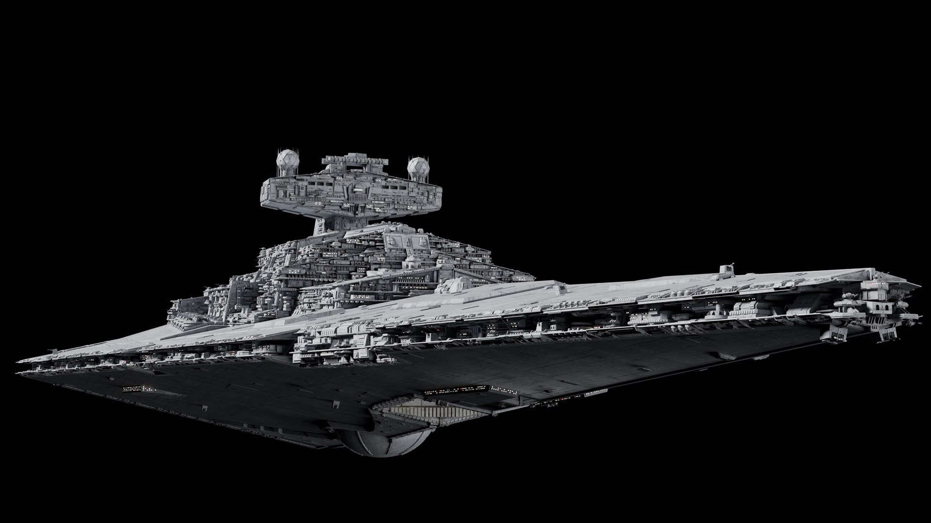 3D Imperial II-Class Star Destroyer Model - TurboSquid 2219245