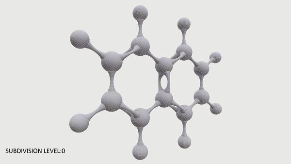modelo 3d Naphthalene Molecule With PBR 4K 8K - TurboSquid 1944876