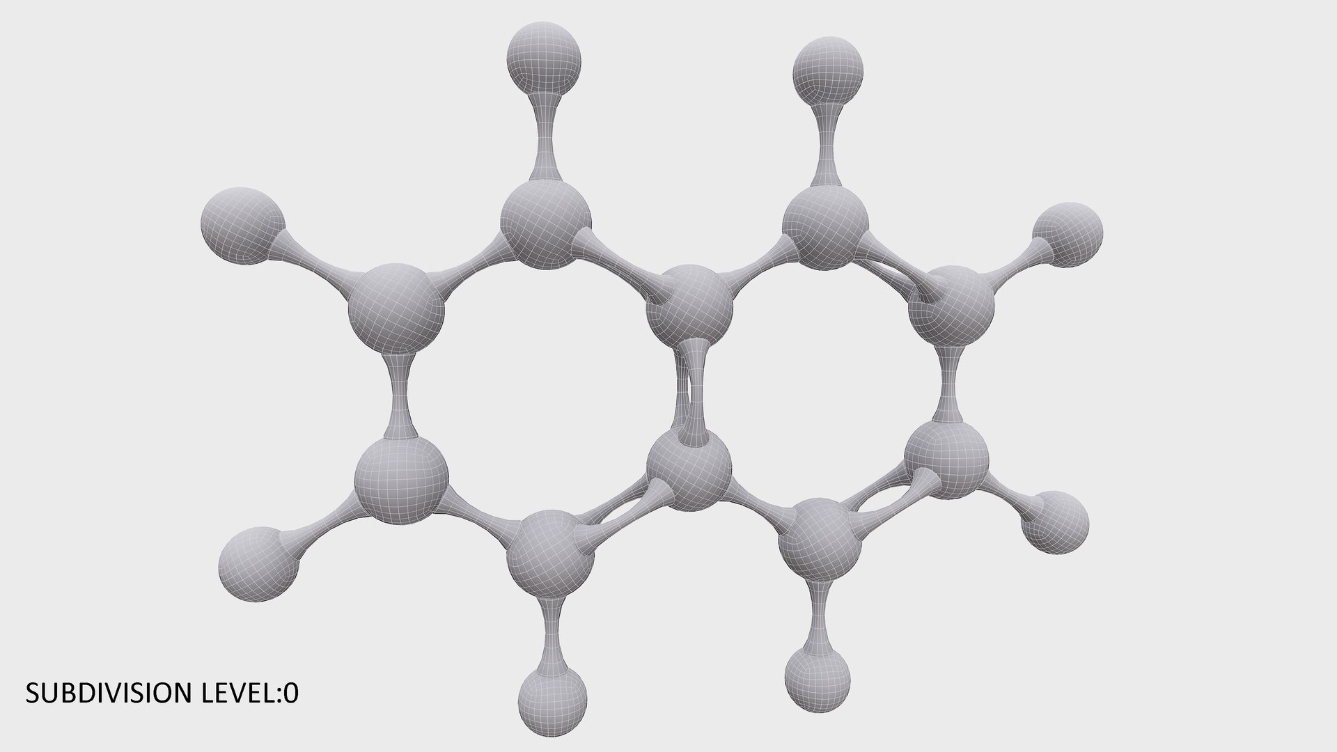 3D Naphthalene Molecule With PBR 4K 8K Model - TurboSquid 1944876