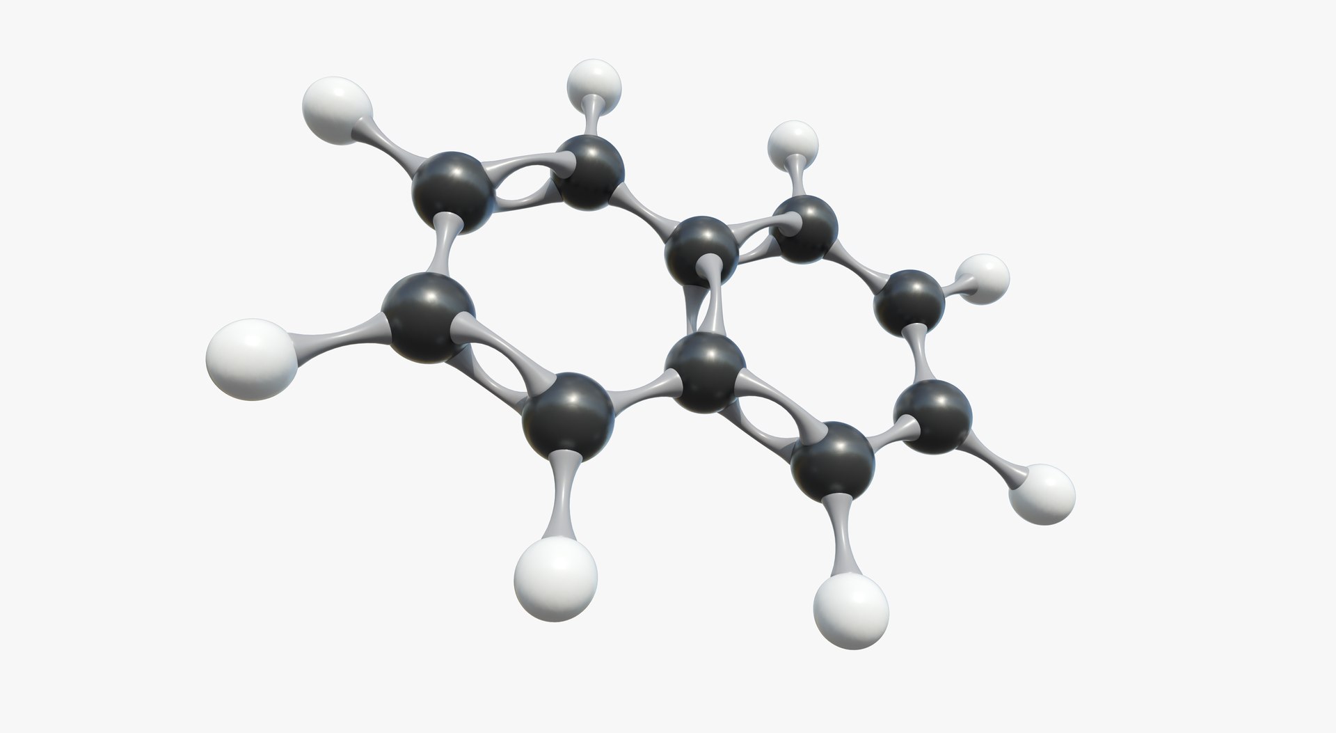 3D Naphthalene Molecule With PBR 4K 8K Model - TurboSquid 1944876