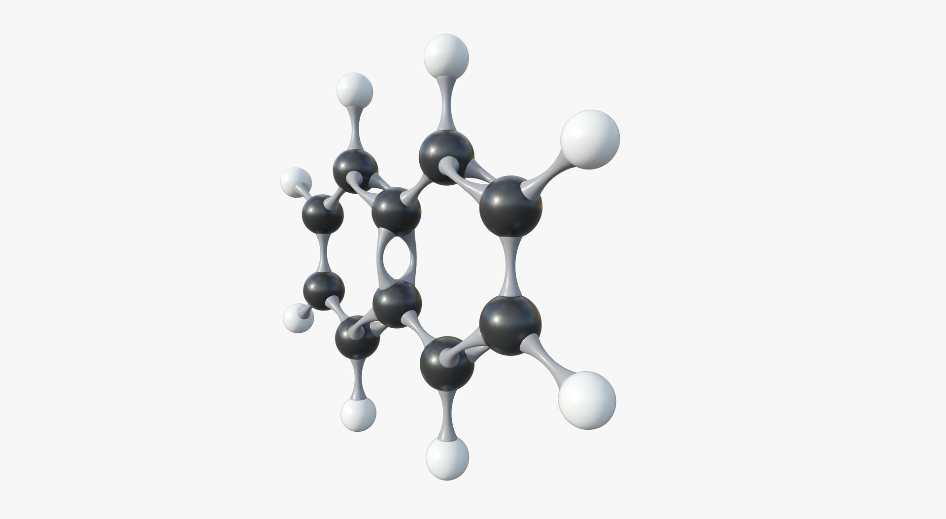 3D Naphthalene Molecule With PBR 4K 8K Model - TurboSquid 1944876