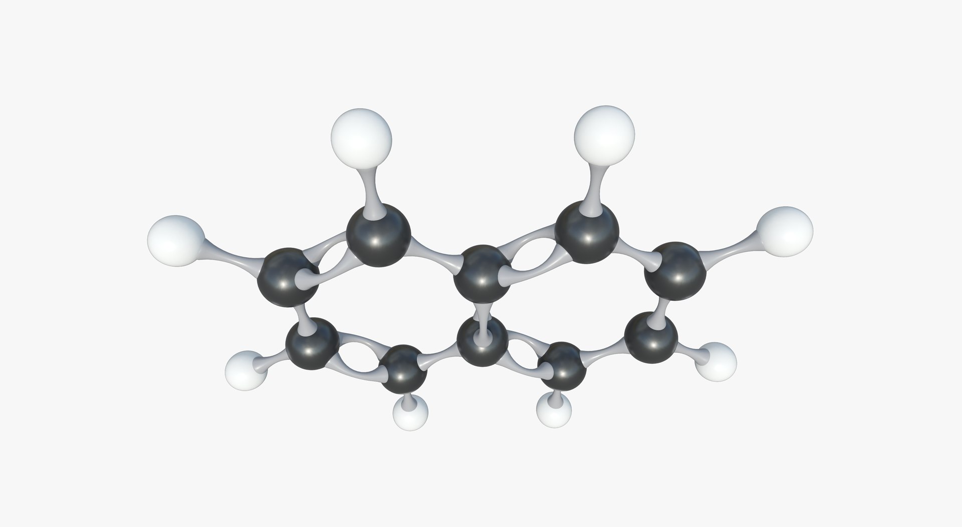 3D Naphthalene Molecule With PBR 4K 8K Model - TurboSquid 1944876