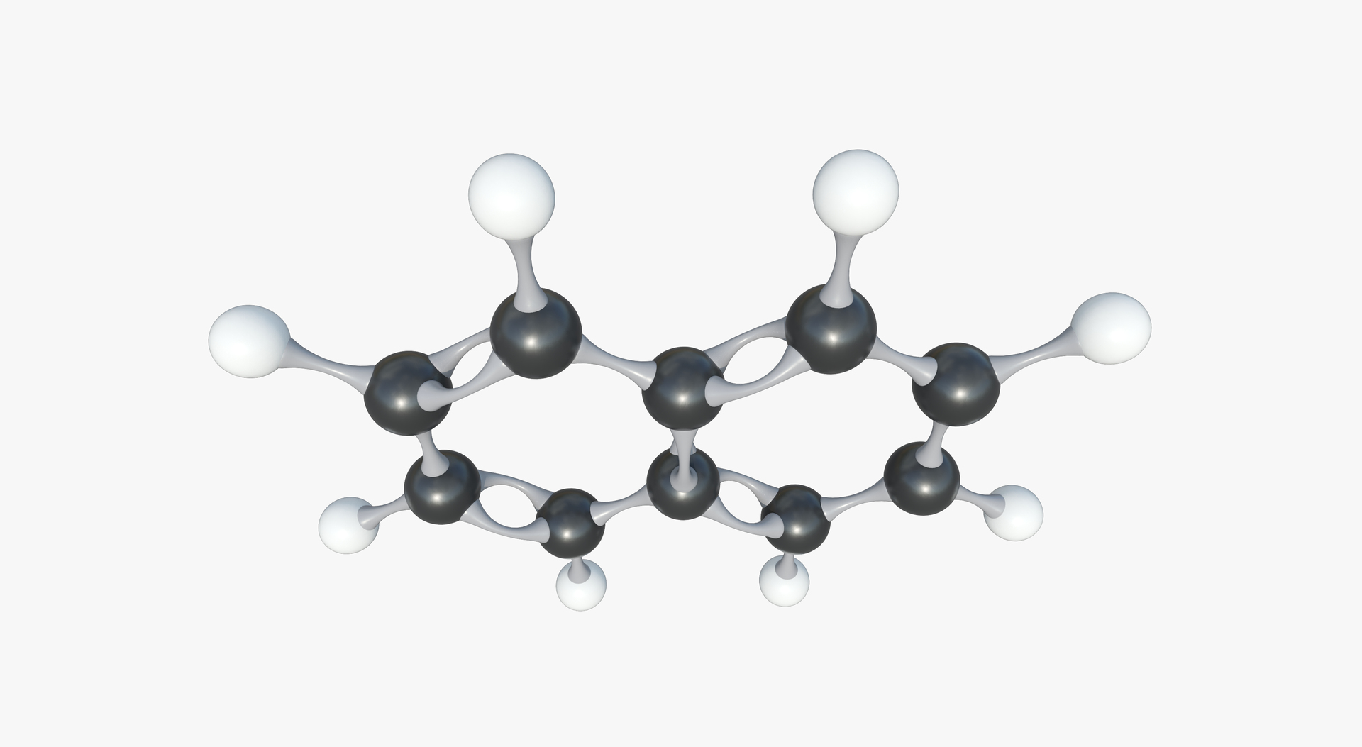 modèle 3D de Molécule de naphtalène avec PBR 4K 8K - TurboSquid 1944876