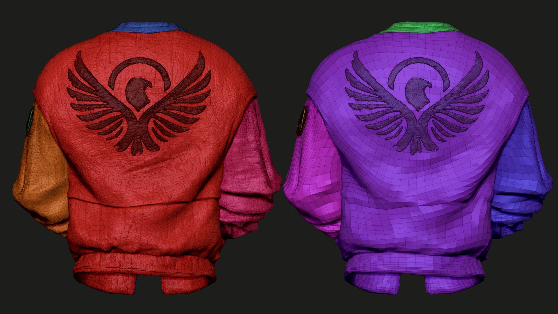 Realisitc Worn Vintage Jacket 3D Model - TurboSquid 2216267