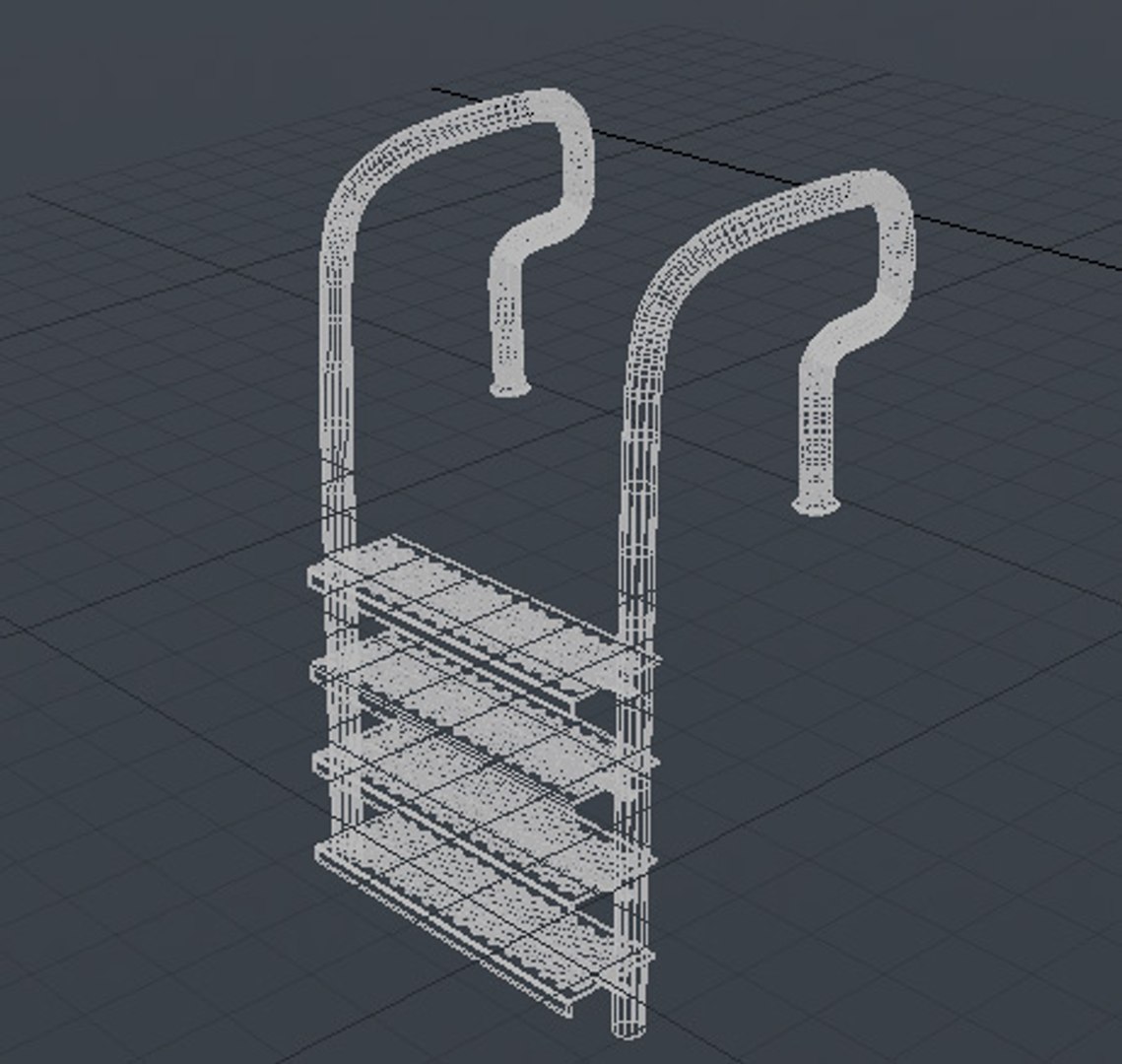 Pool Ladder 3d Model