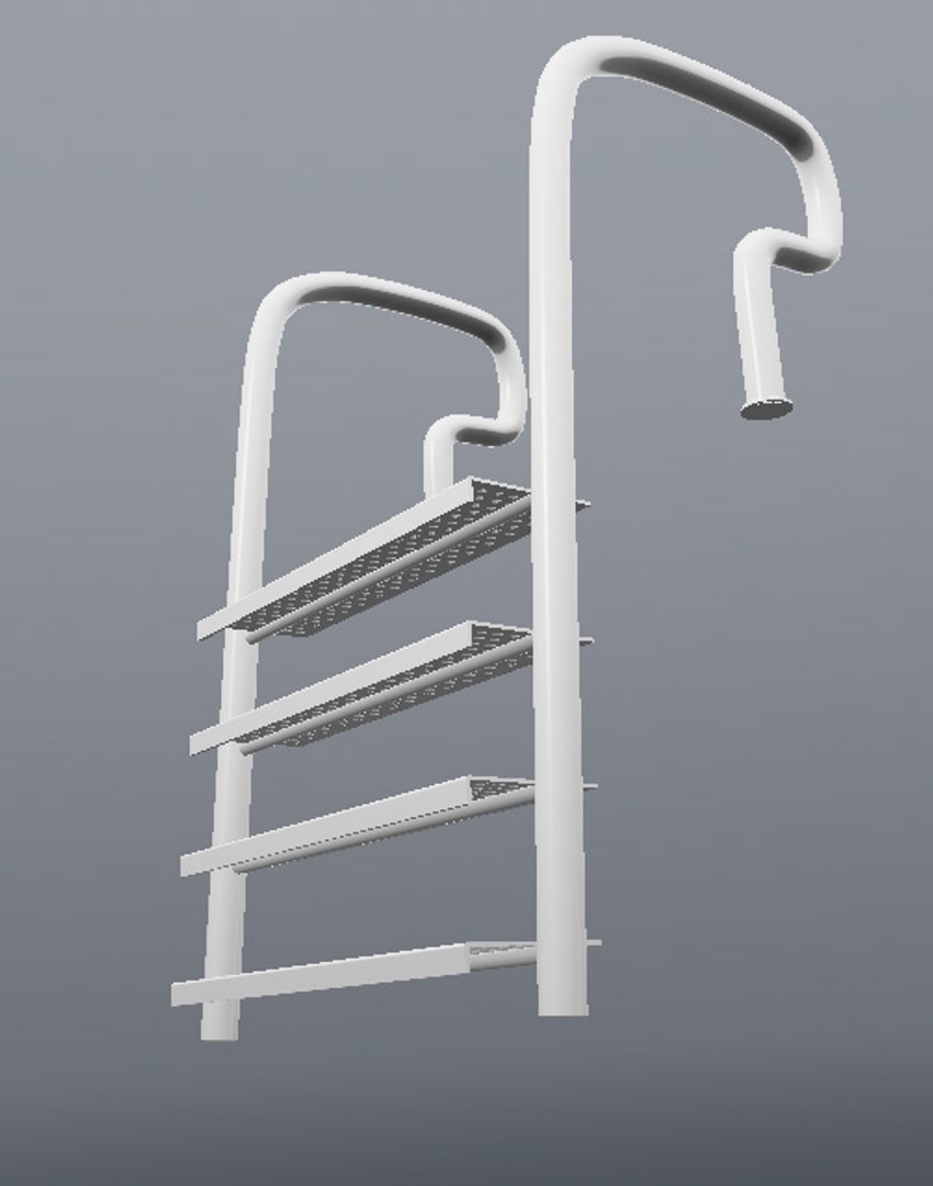 Pool Ladder 3d Model