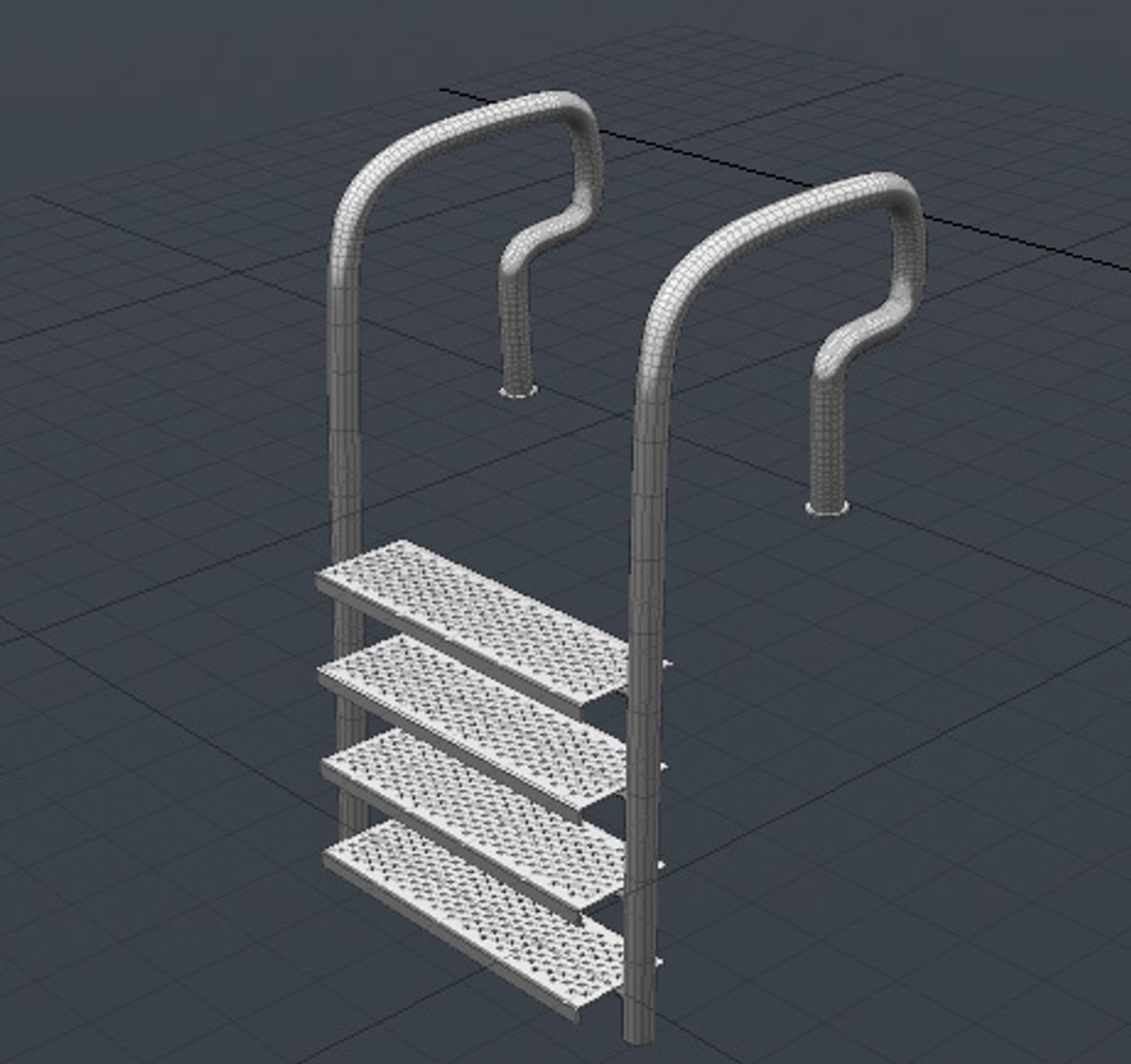 Pool Ladder 3d Model