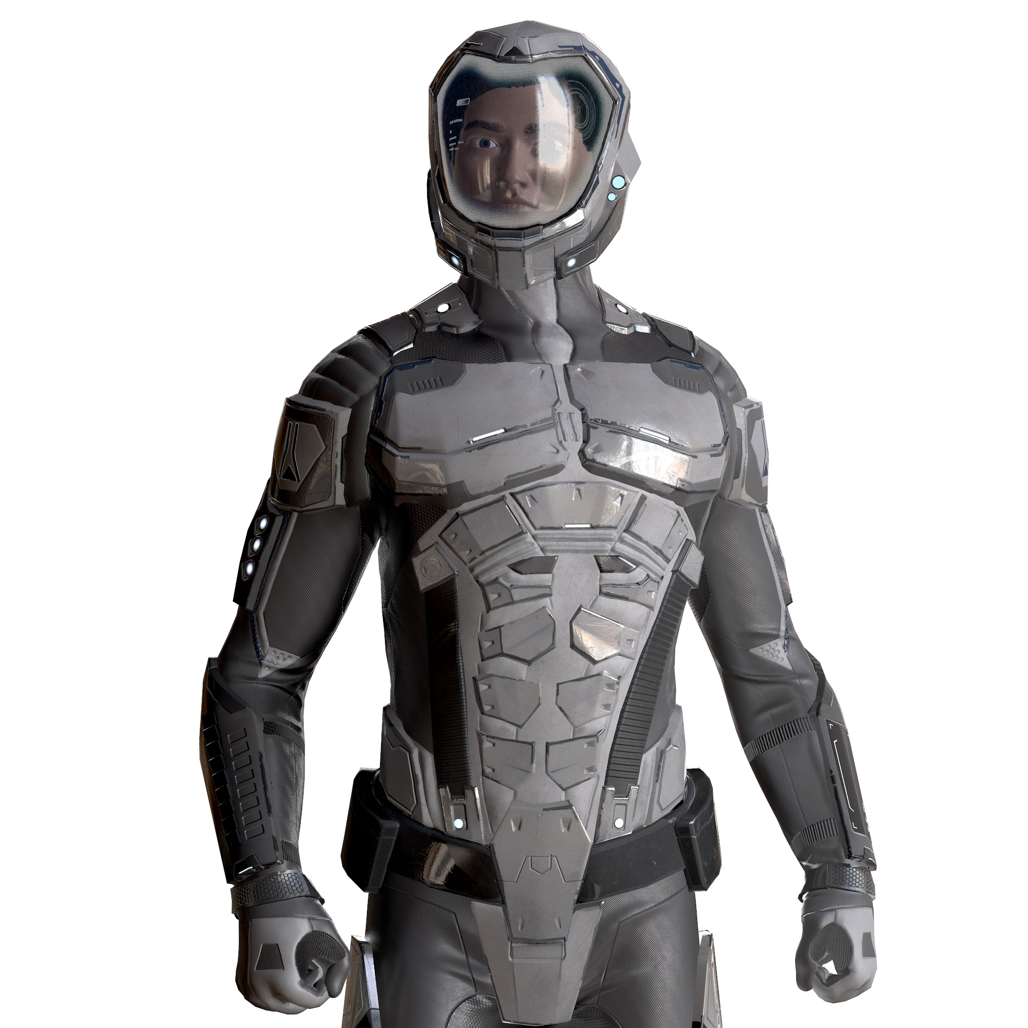 Sci-Fi Suit Male model - TurboSquid 1723656