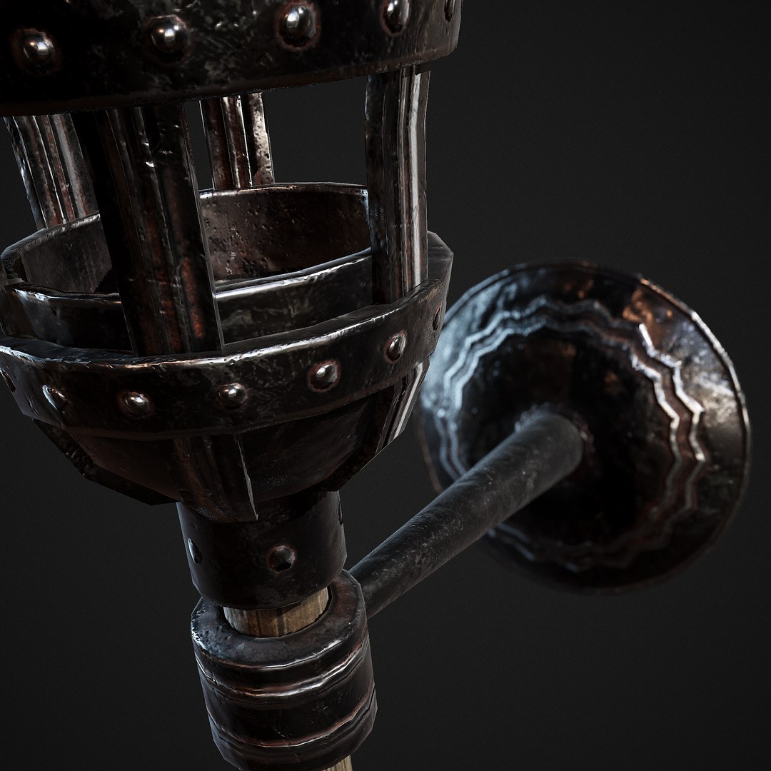 Castle Tower Torch 3D Model - TurboSquid 1536260