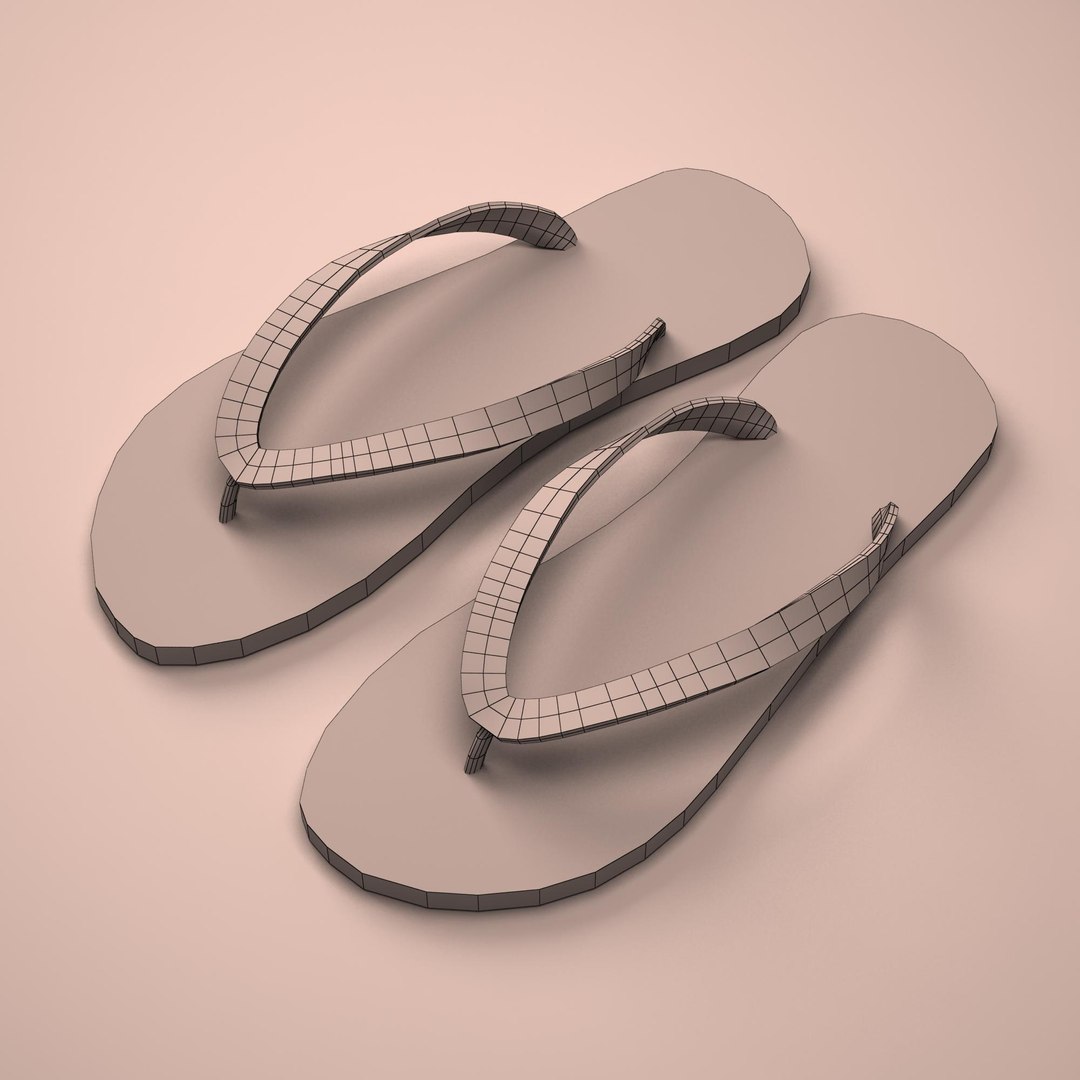 Sandals 3D Model - TurboSquid 1340393