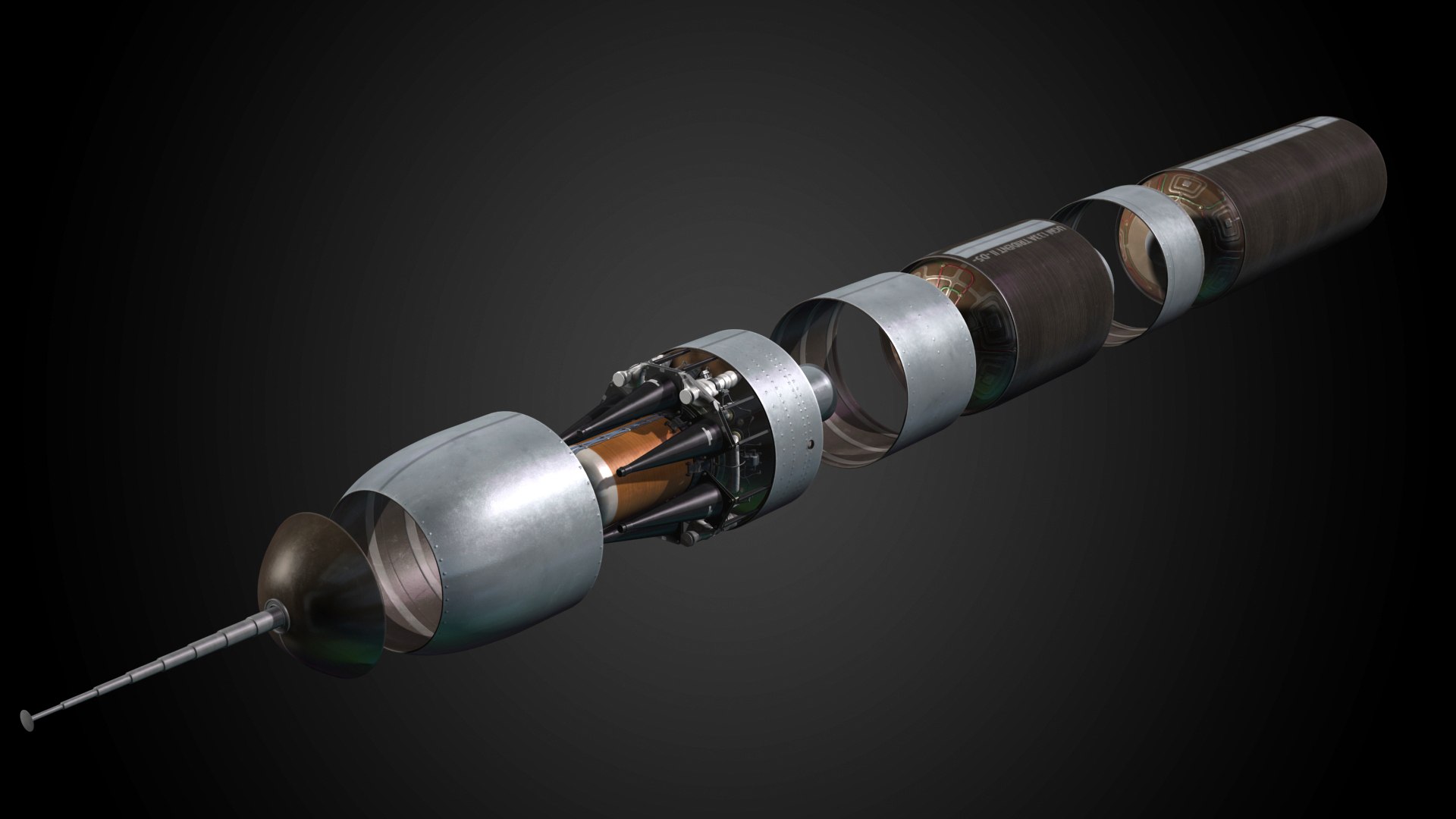 3D UGM 133A Trident II D5 Missile - TurboSquid 2281306