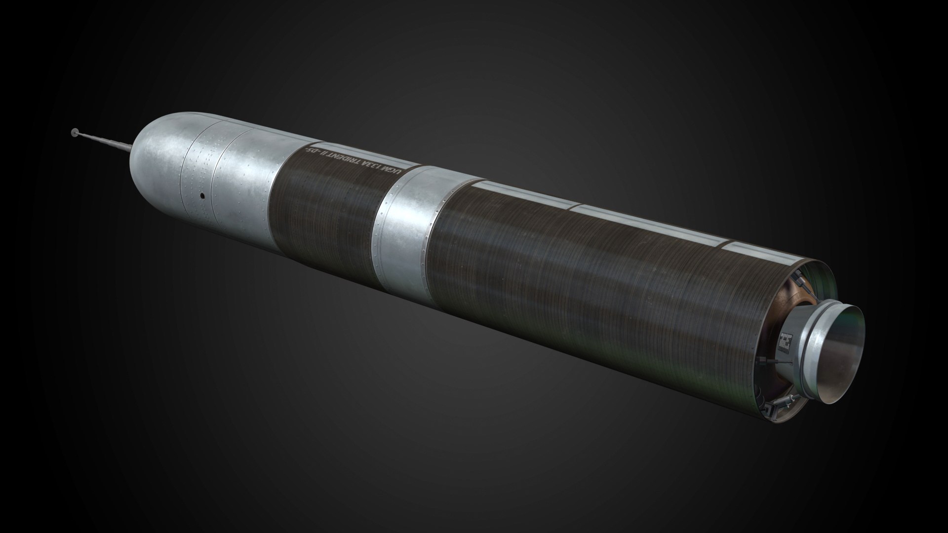 3D UGM 133A Trident II D5 Missile - TurboSquid 2281306