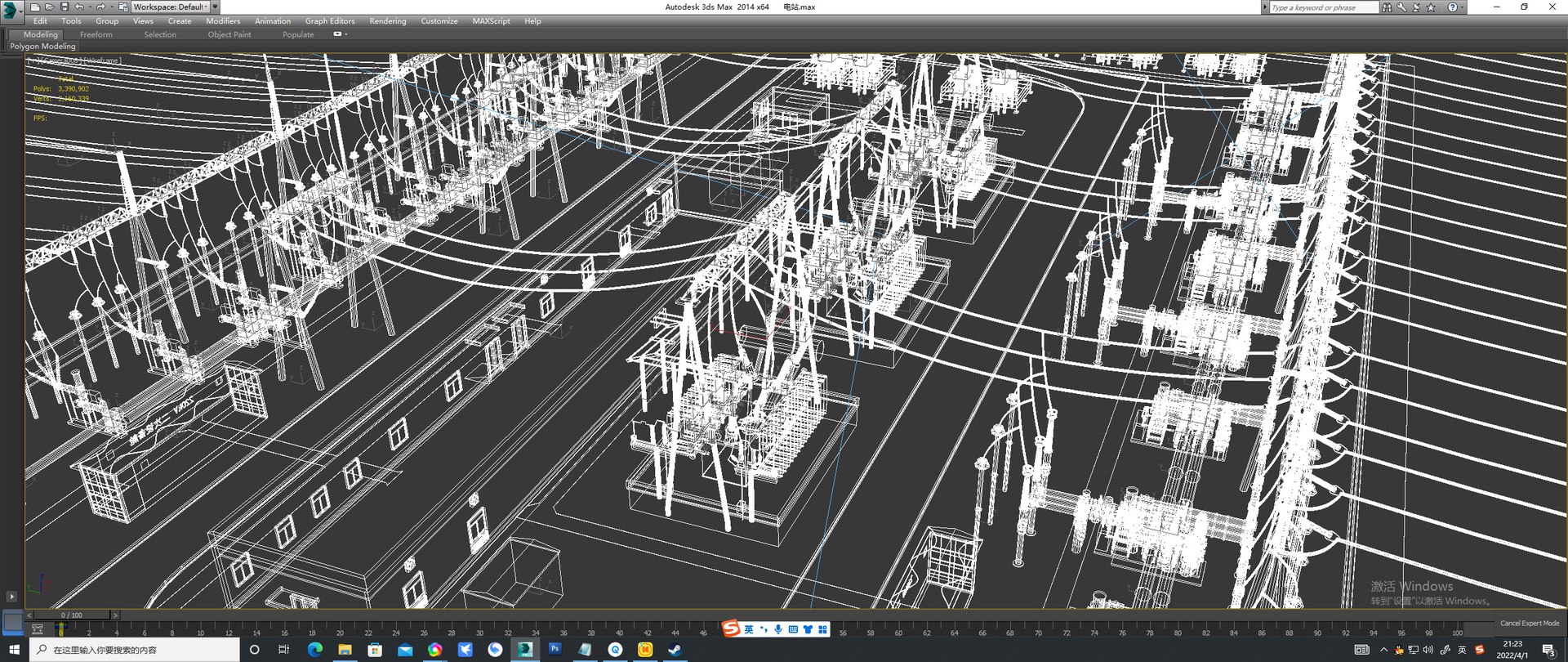 3D Electrical Substation 3d Model - TurboSquid 1876700