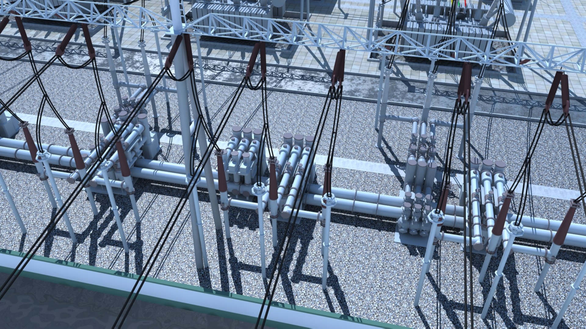 3D Electrical Substation 3d Model - TurboSquid 1876700